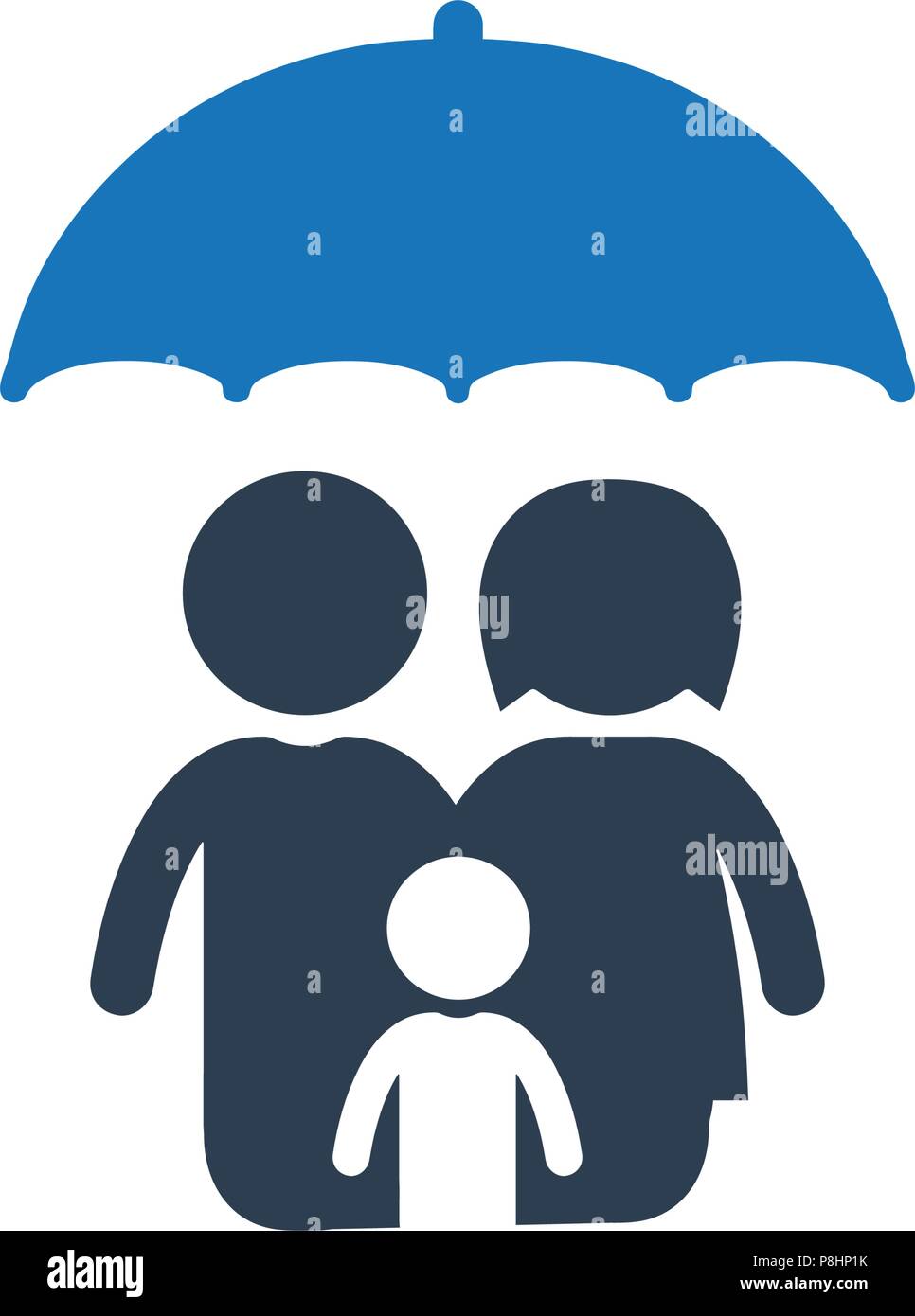 Family Protection Icon Stock Vector Image & Art - Alamy