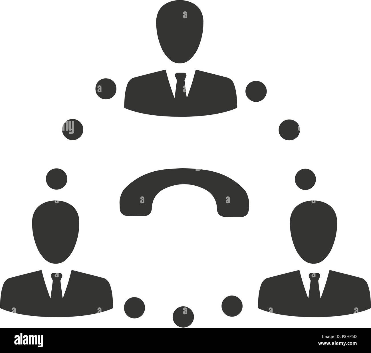 Team Communication Icon Stock Vector Image & Art - Alamy