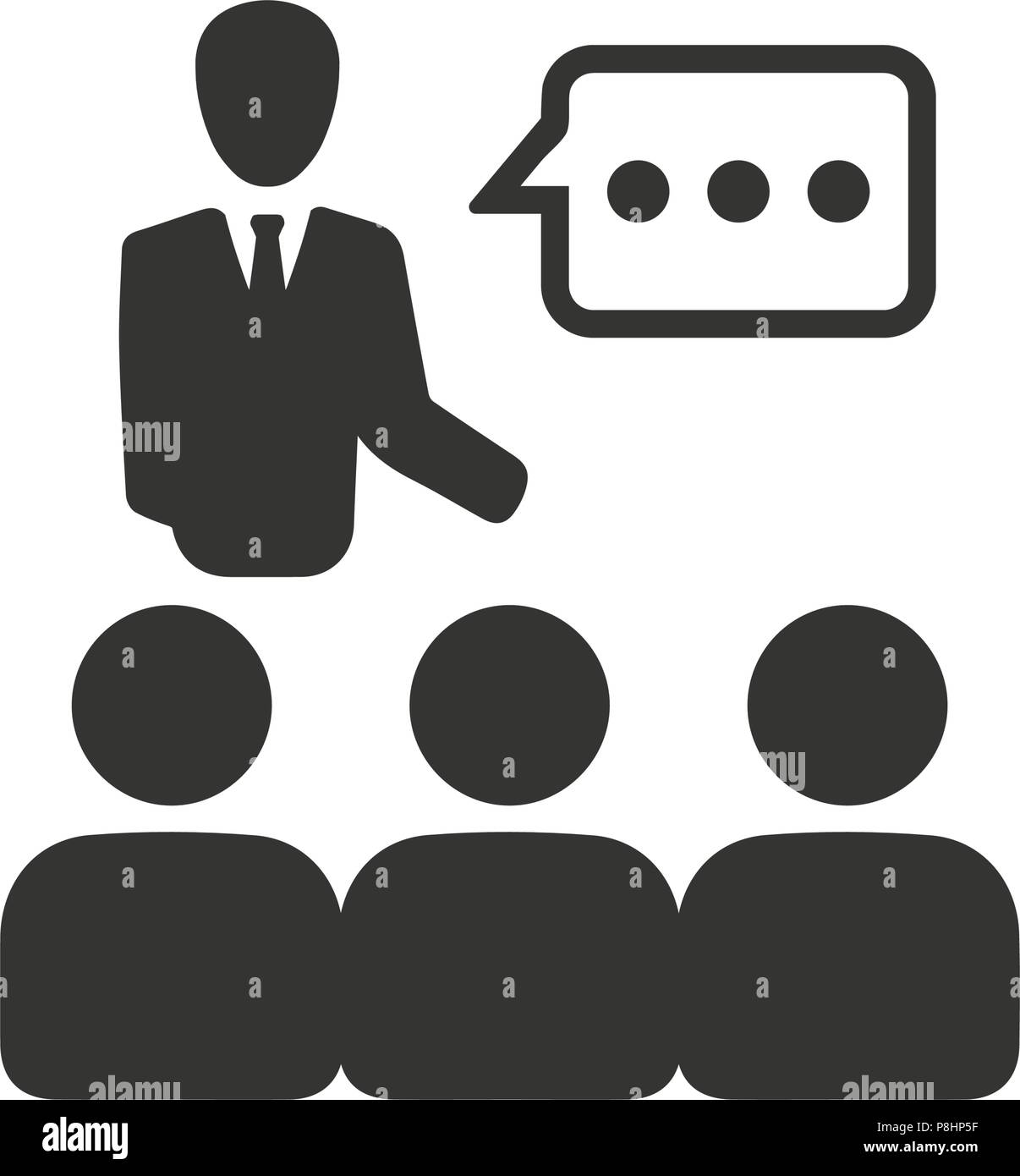 Training discussion Stock Vector Images - Alamy