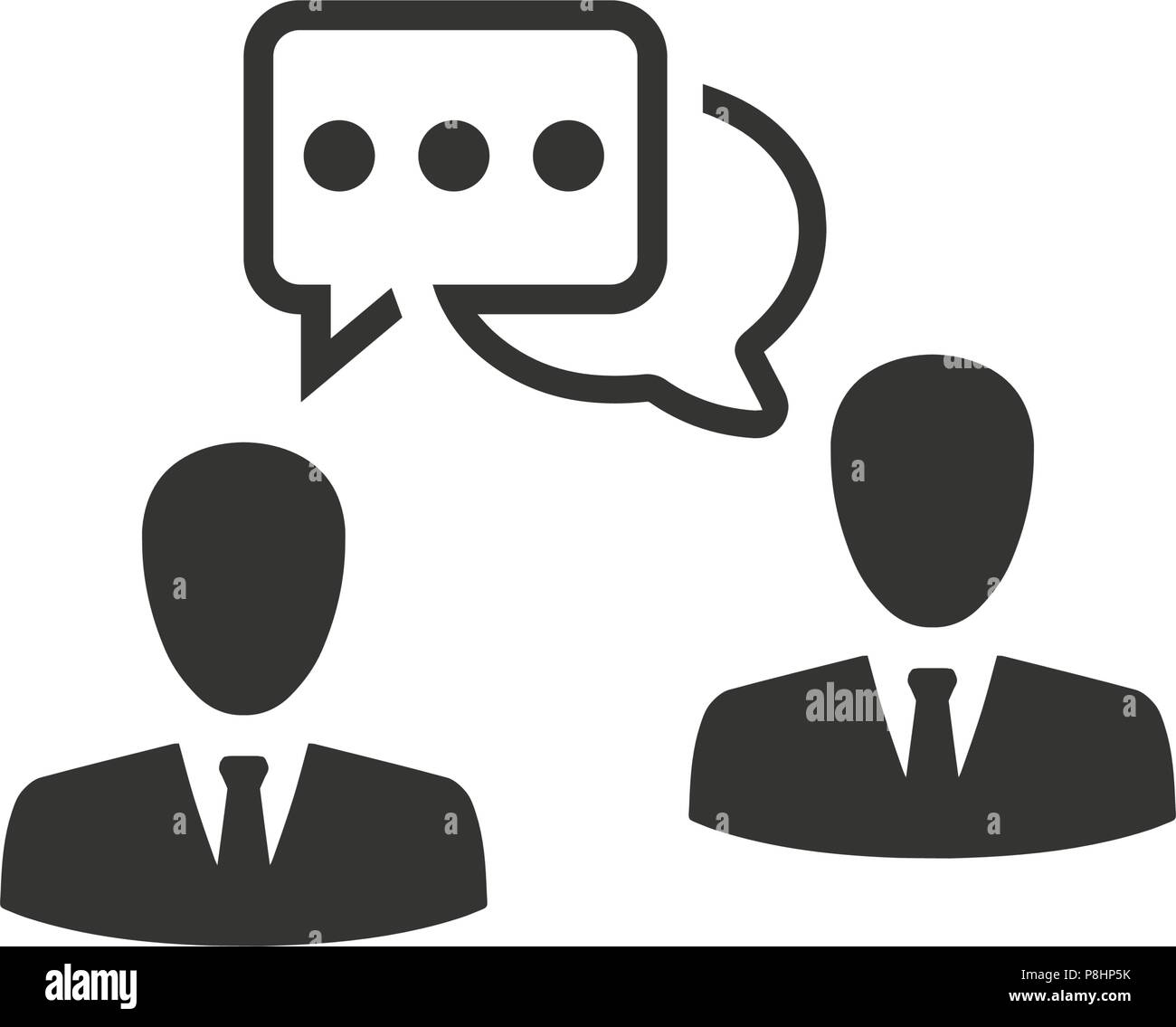 Conversation icon hi-res stock photography and images - Alamy
