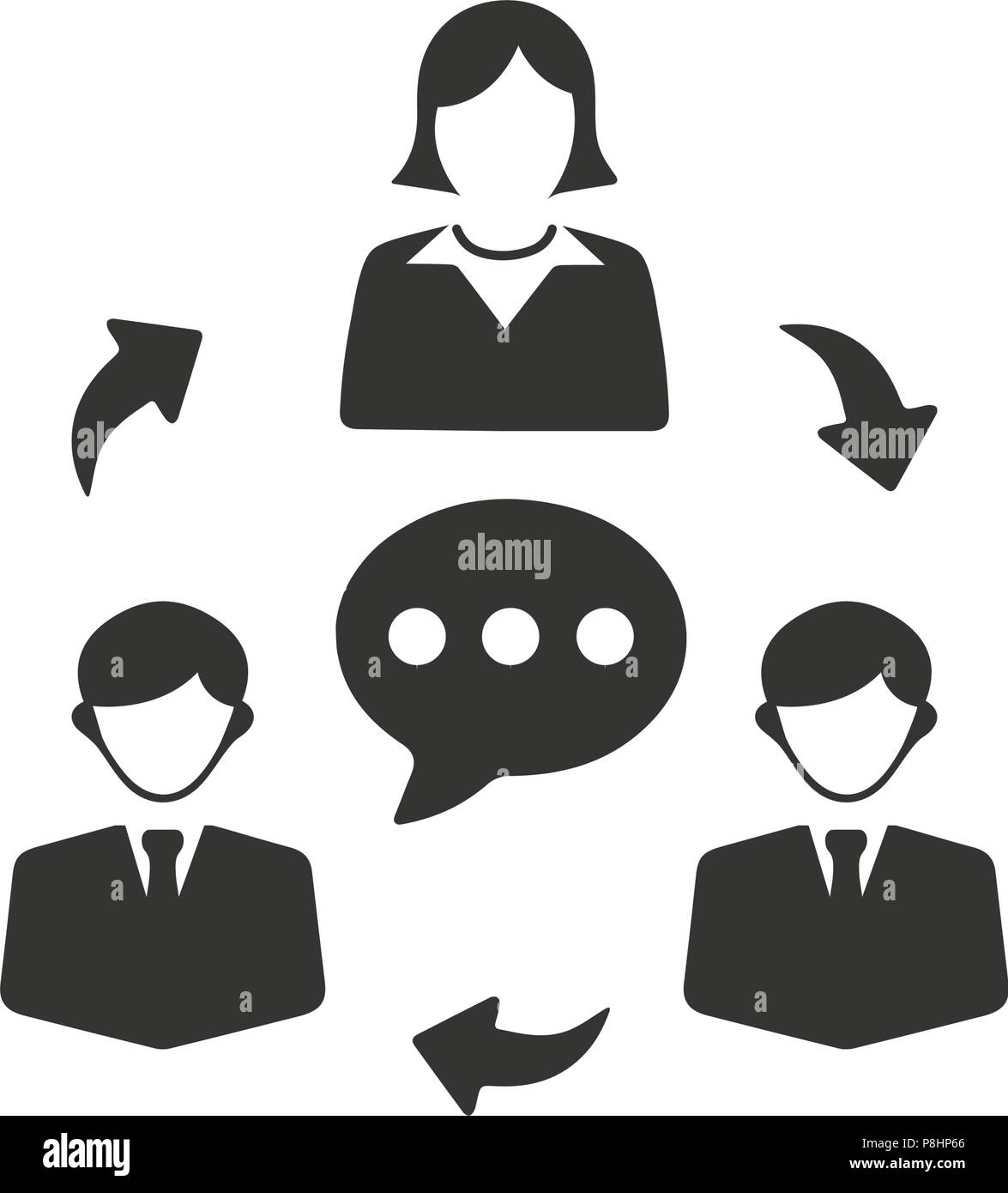 Communication icon Stock Vector Images - Alamy