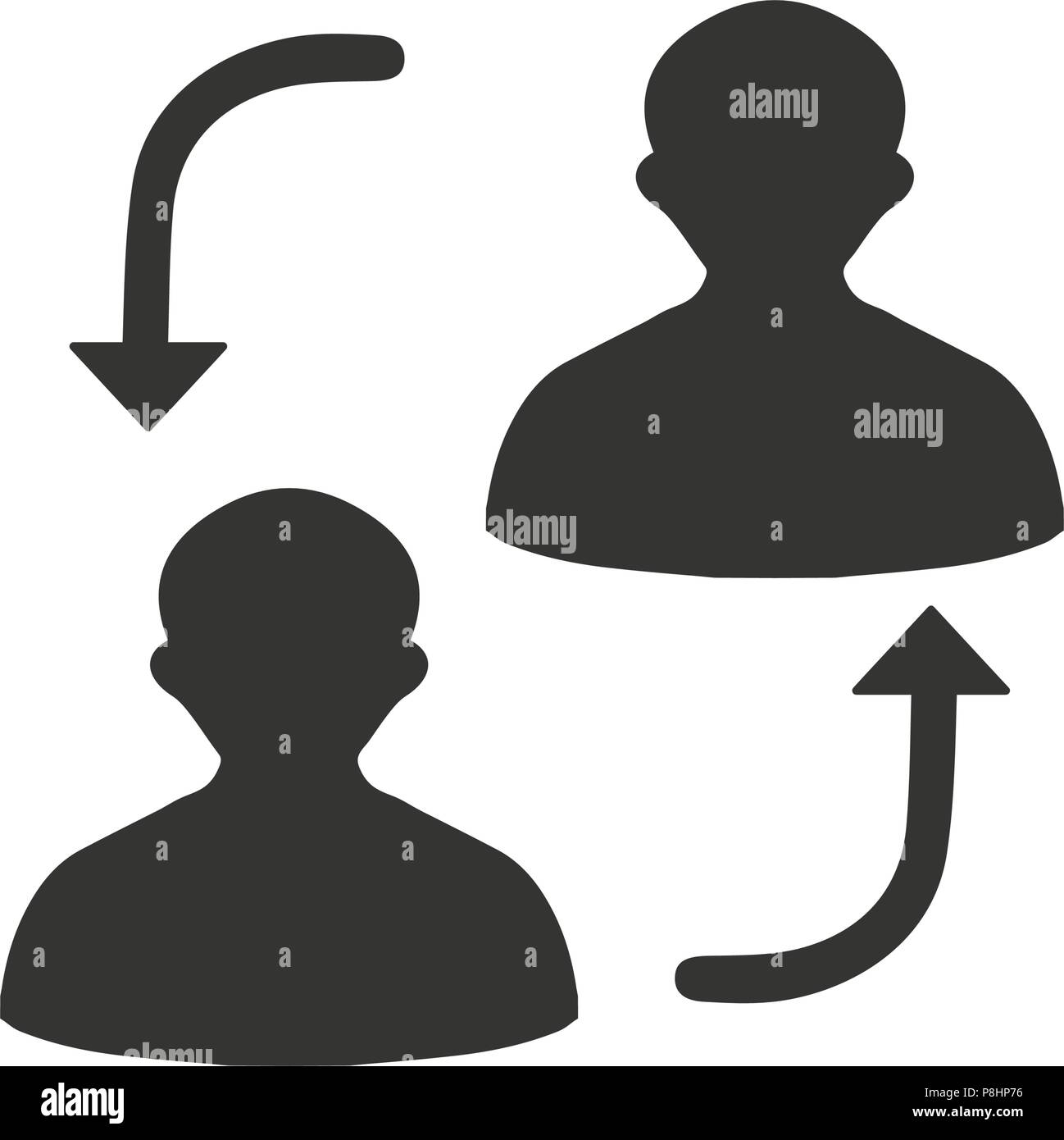 Employee Replacement Icon Stock Vector Image & Art - Alamy