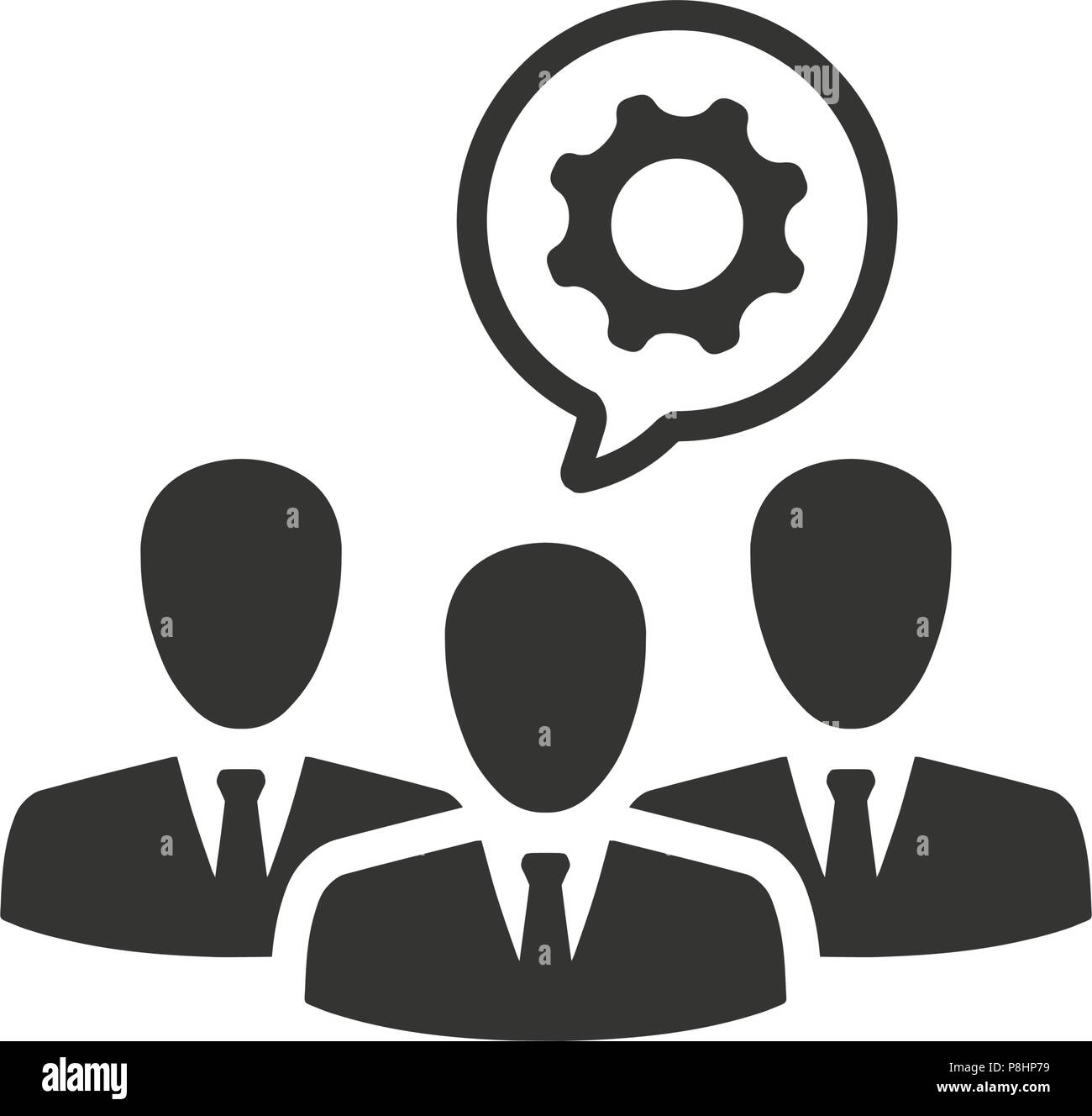 Technical Team Icon Stock Vector Image & Art - Alamy