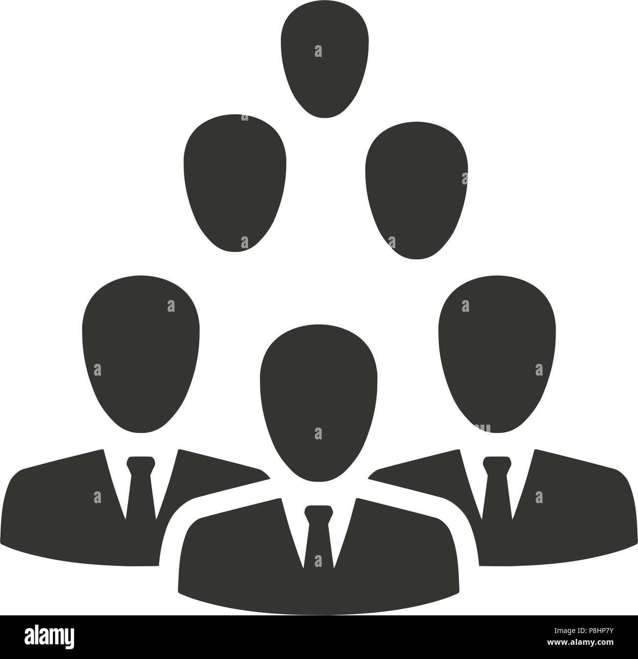 Leadership, Business Group Icon Stock Vector Image & Art - Alamy