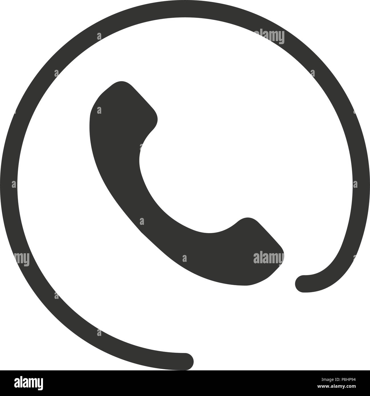 Business Call Icon Stock Vector Image & Art - Alamy