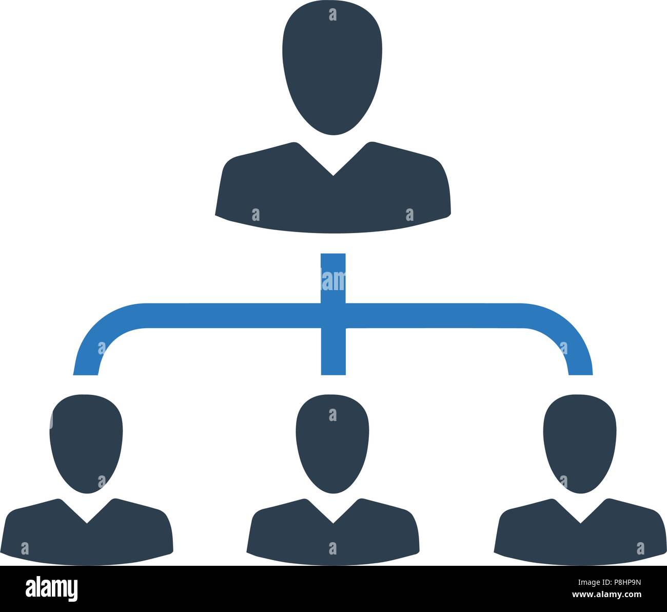 Hierarchy, Employee Management Icon Stock Vector Image & Art - Alamy