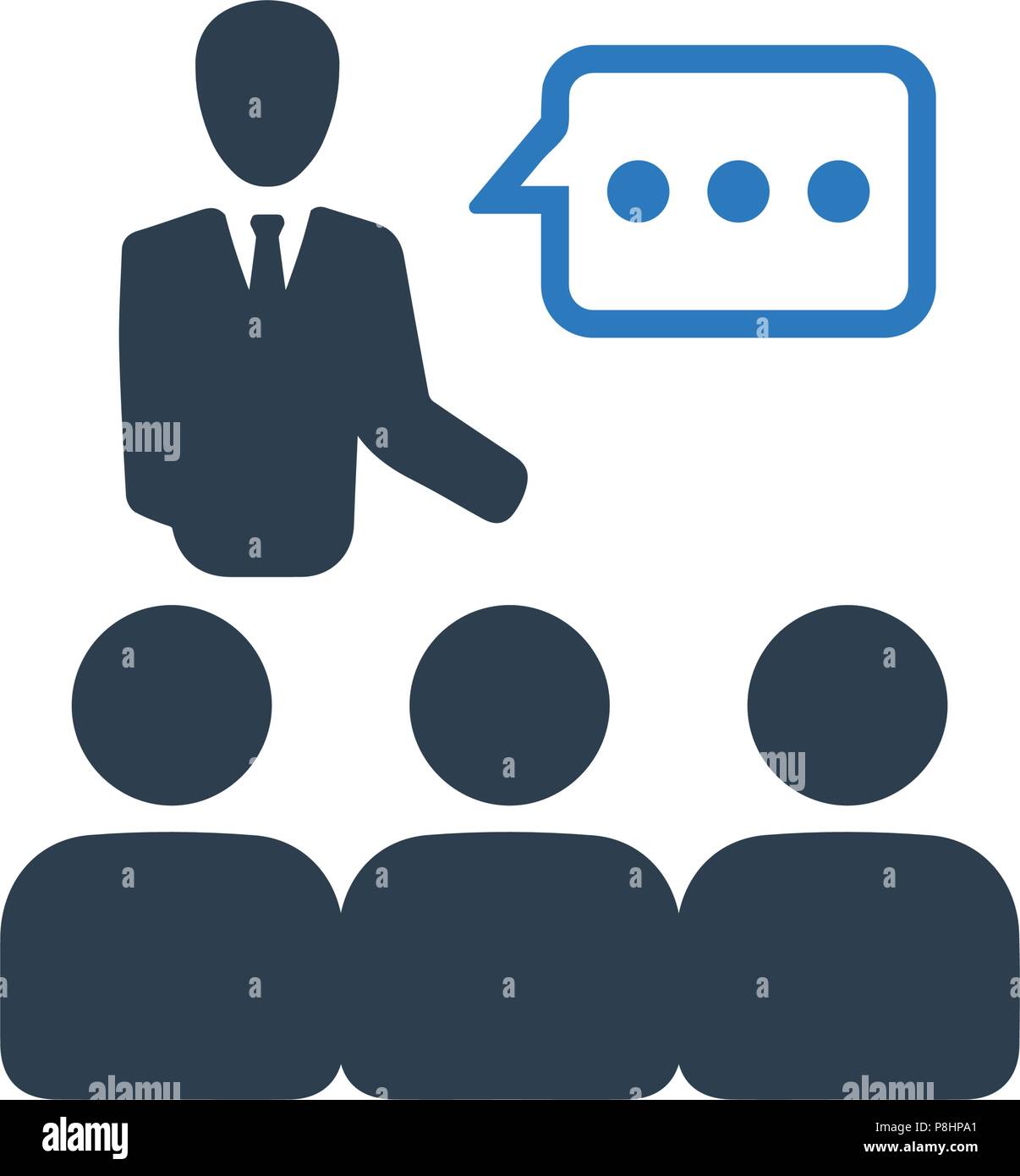 Business Conference Icon Stock Vector Image & Art - Alamy