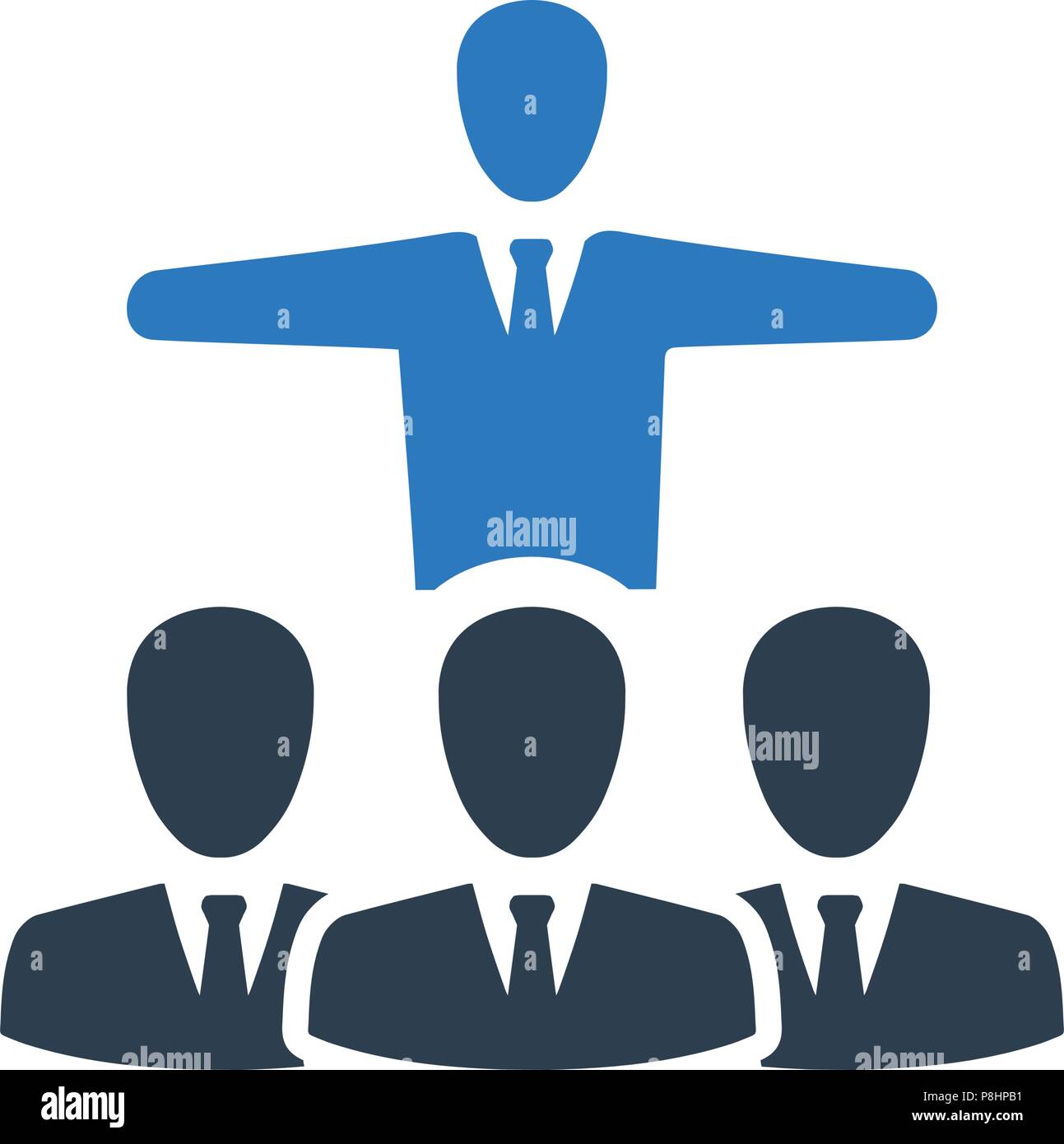 Leadership icon Stock Vector Images - Alamy
