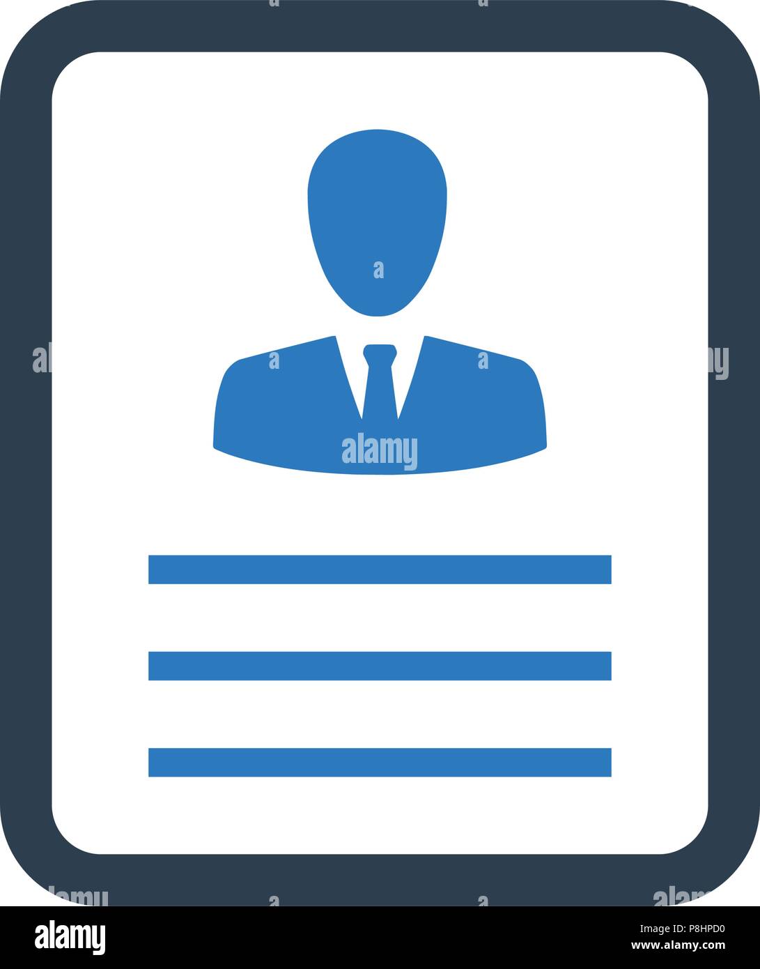 Employee Profile Icon Stock Vector Image & Art - Alamy
