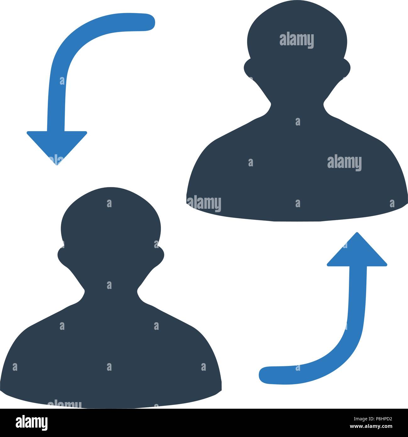 Employer Replace Icon Stock Vector Image & Art - Alamy