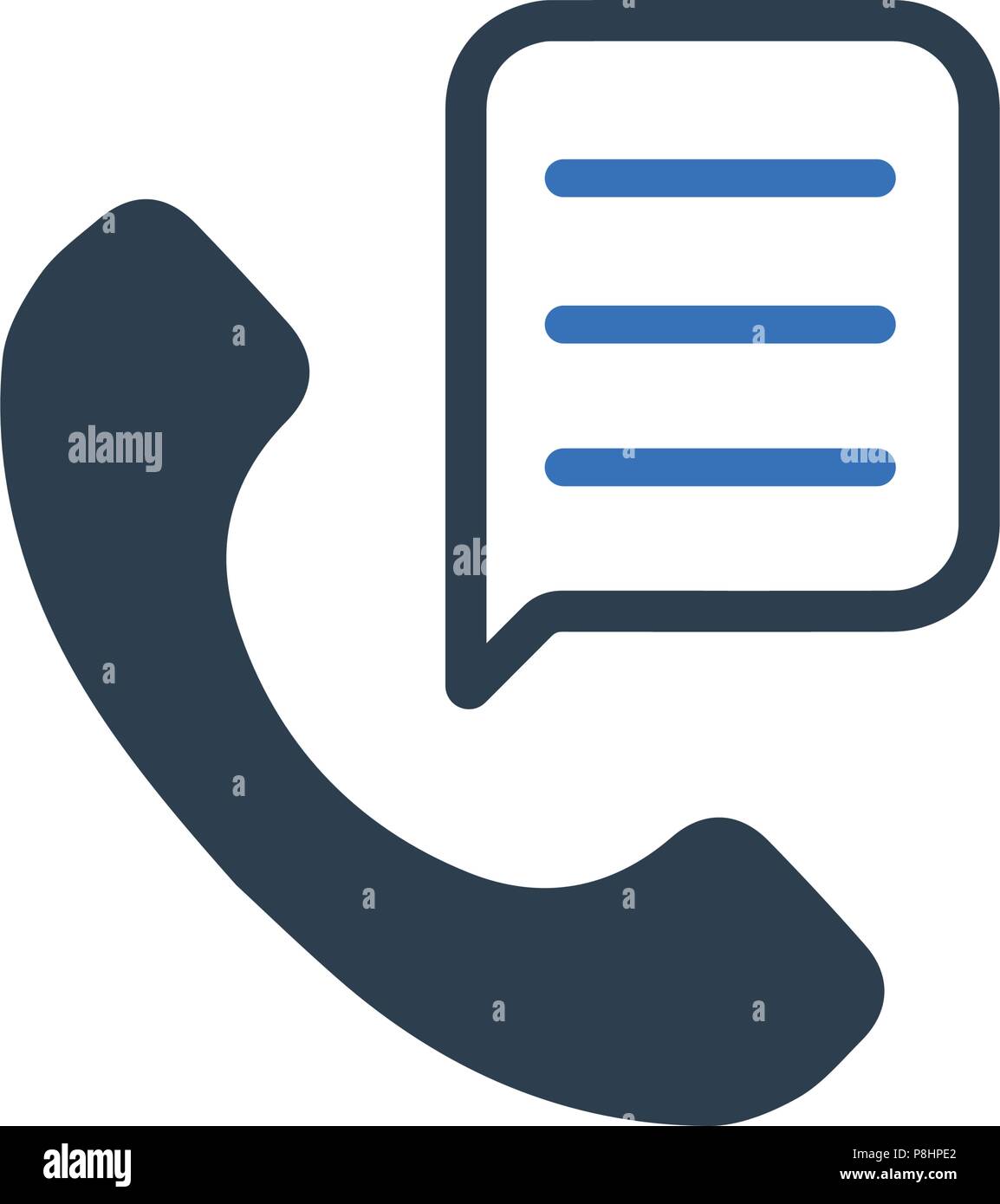 Telephone Conversation Icon Stock Vector Image & Art - Alamy