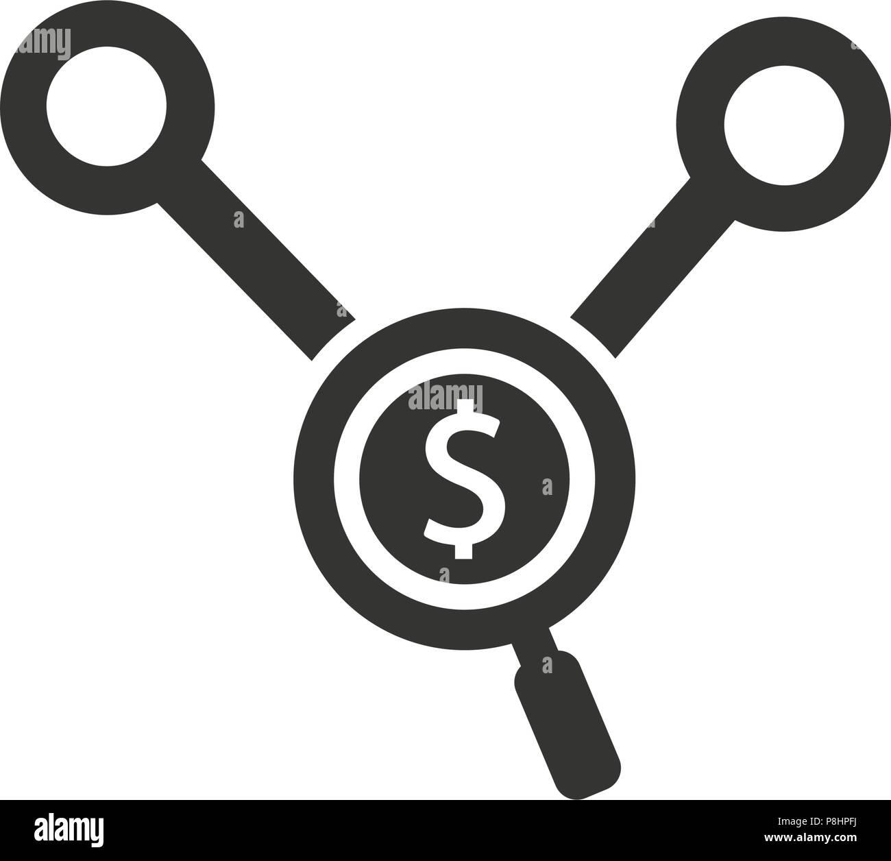 Market research icon Cut Out Stock Images & Pictures - Alamy