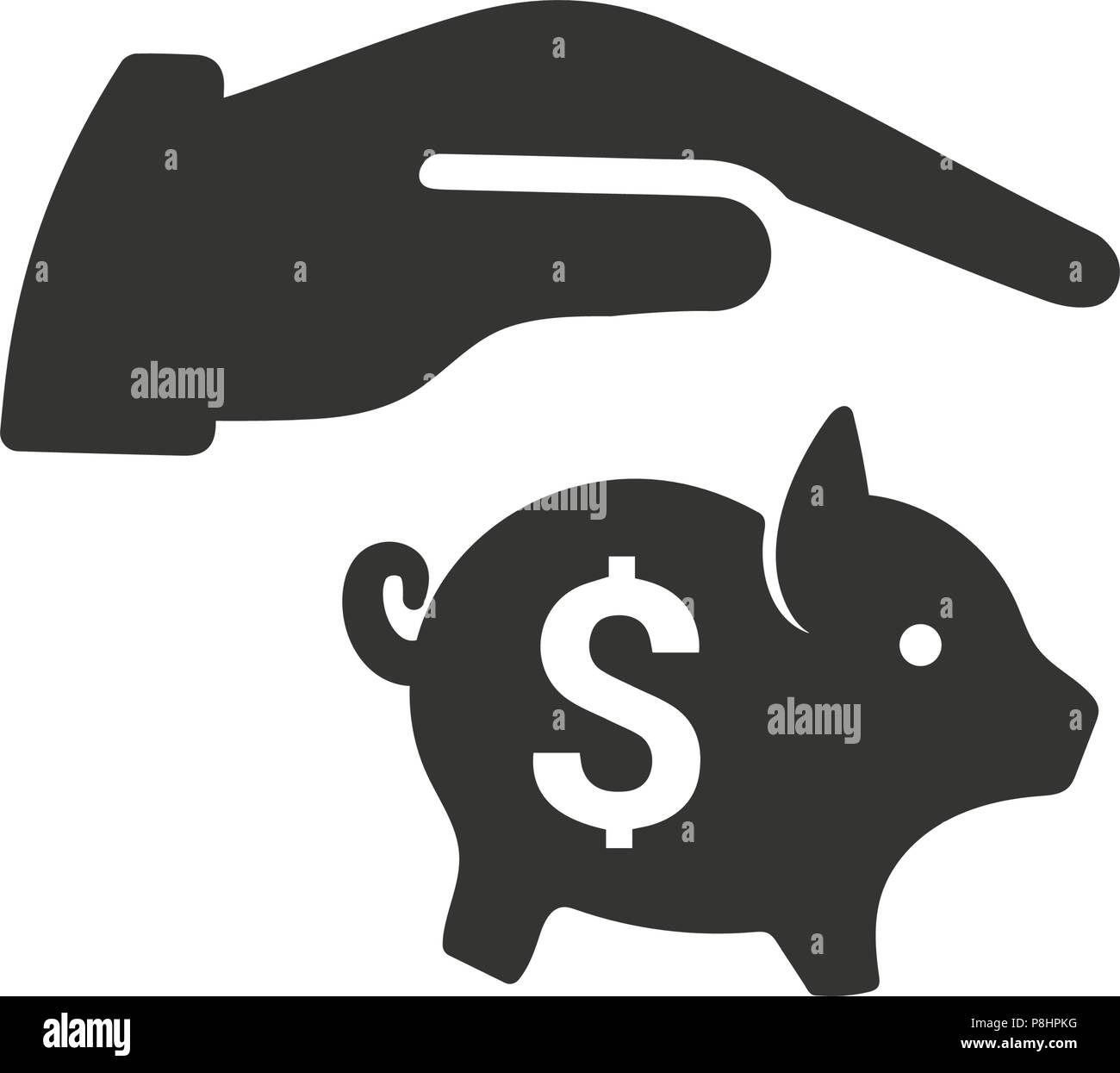 Savings Protection Icon Stock Vector Image & Art - Alamy