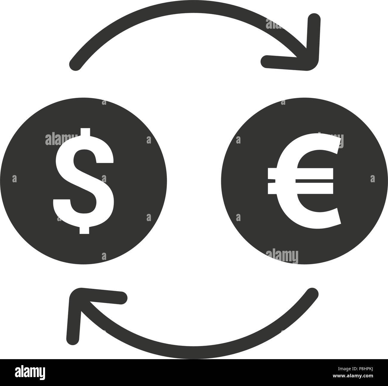 Exchange icon hi-res stock photography and images - Alamy