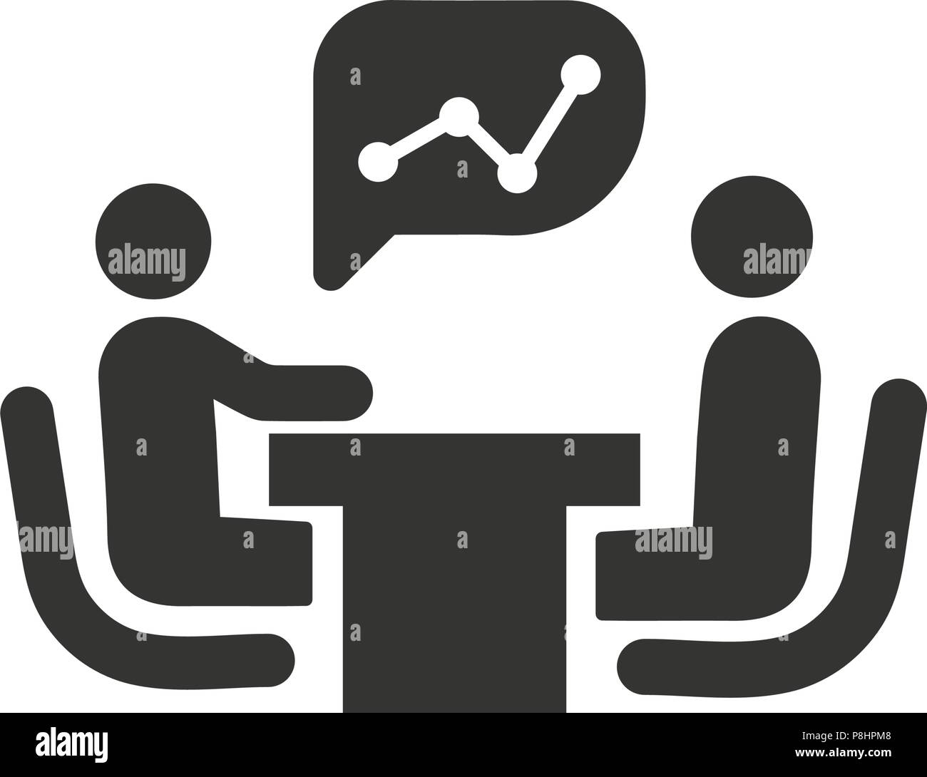 Analytical Discussion Icon Stock Vector Image & Art - Alamy