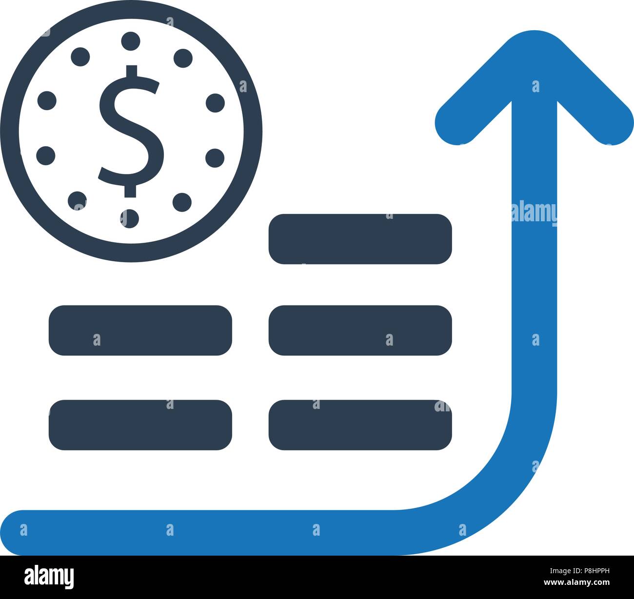 Financial Growth Icon Stock Vector Image & Art - Alamy