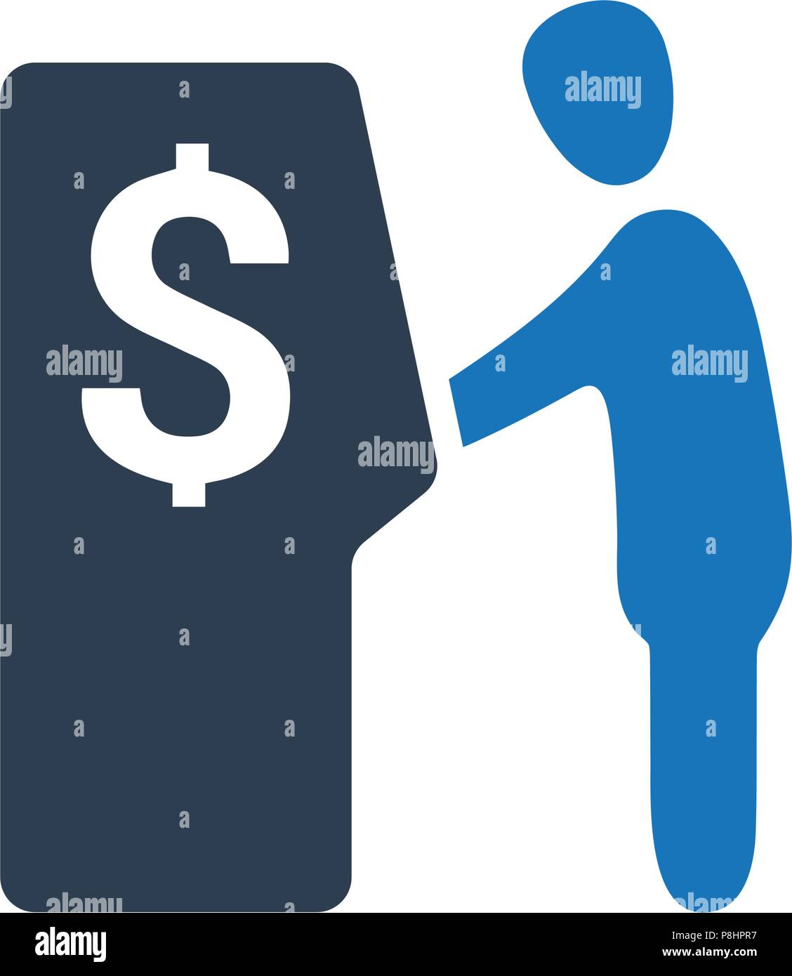 Withdraw Money Icon Stock Vector Image & Art - Alamy