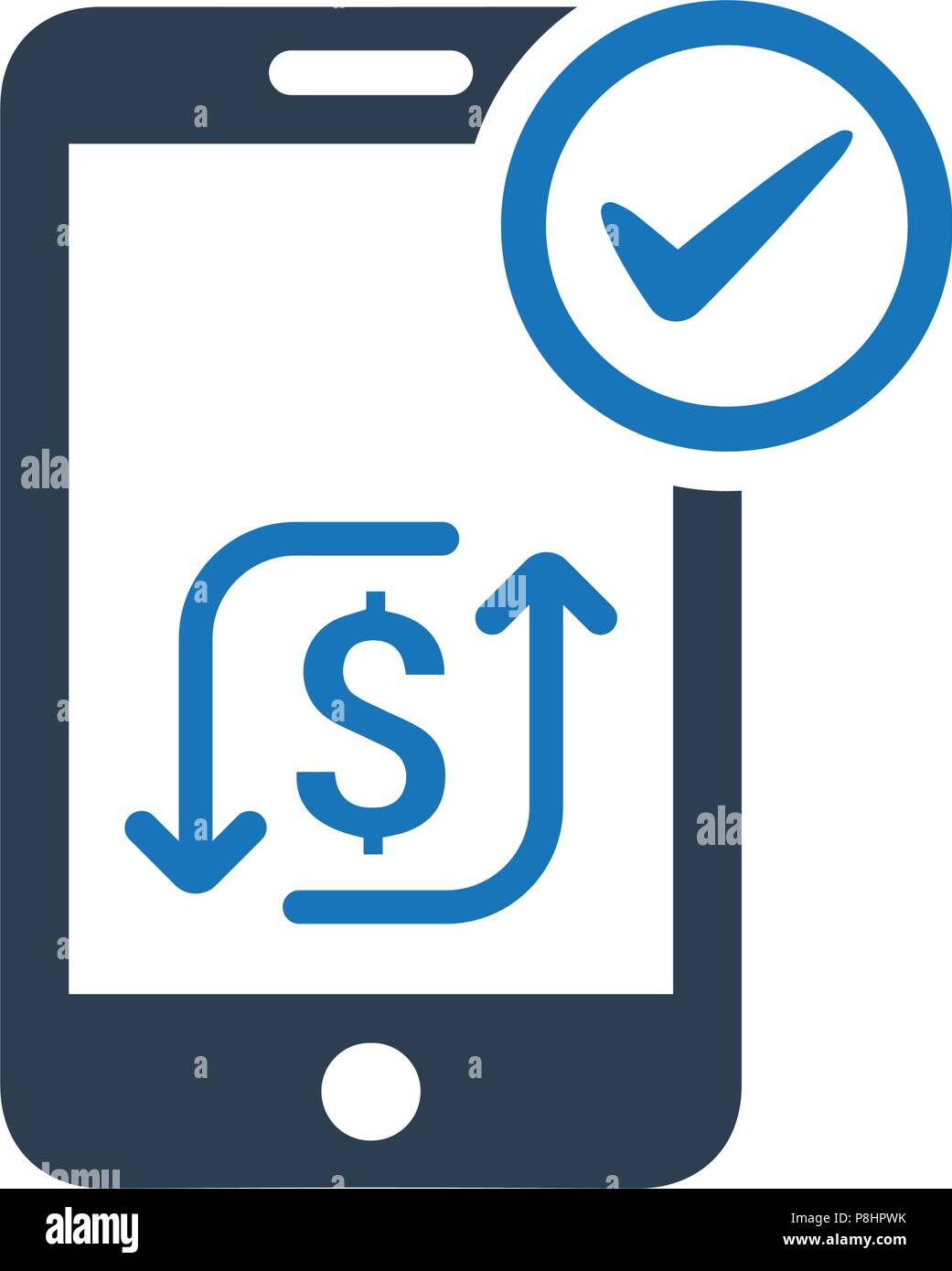 Transaction successful Stock Vector Images - Alamy