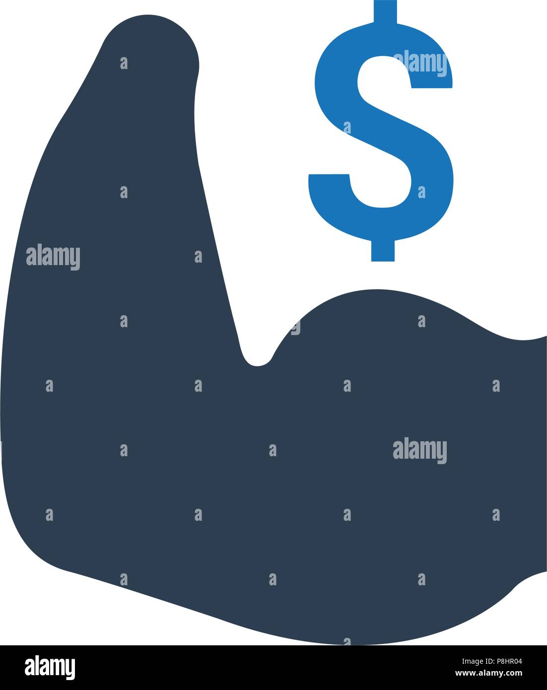 Financial Strength Icon Stock Vector Image & Art - Alamy