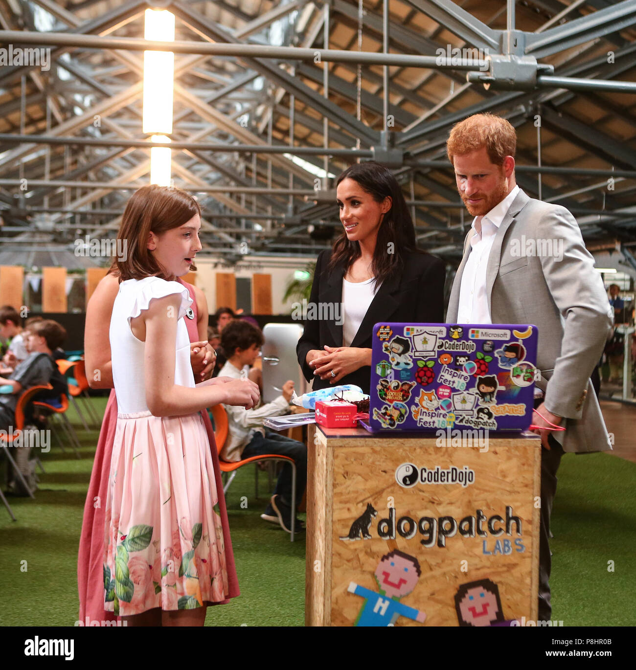 The Duke and Duchess of Sussex visit DogPatch Labs, a co-working space ...