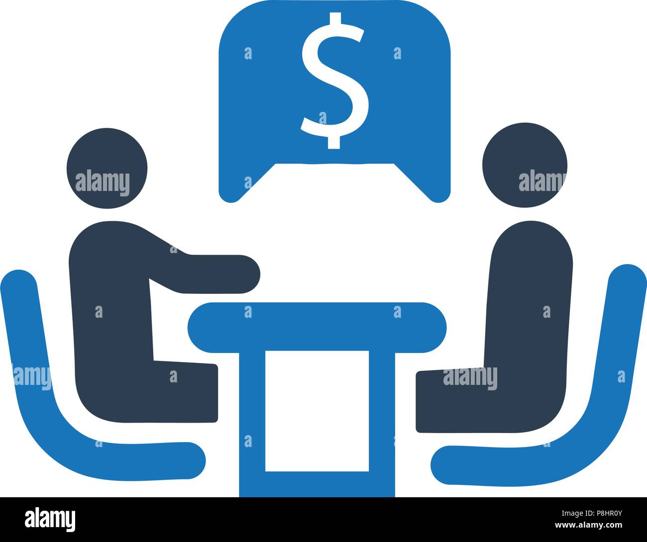 Financial Meeting Icon Stock Vector Image & Art - Alamy