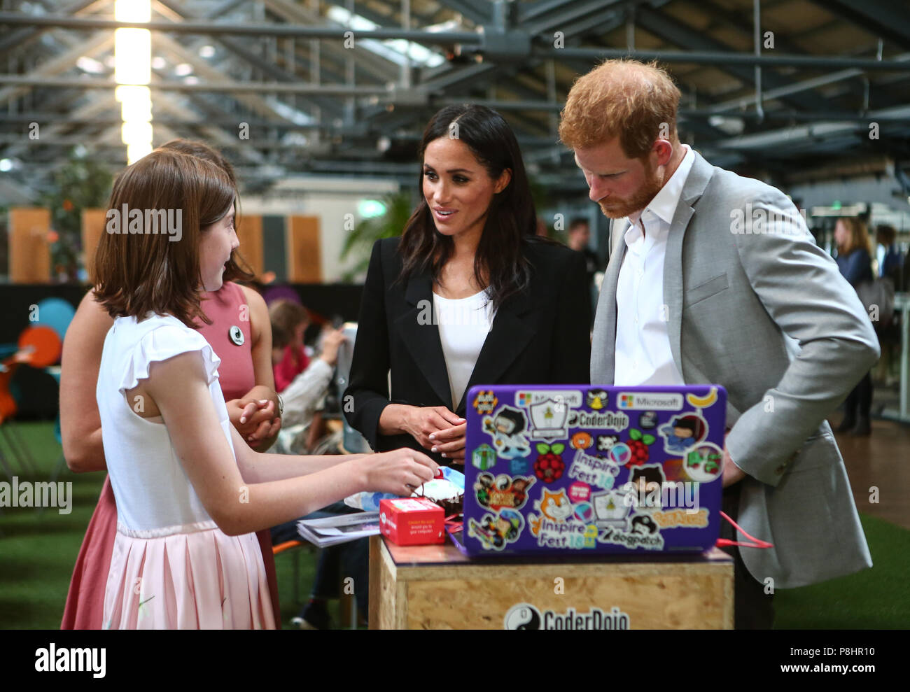 The Duke and Duchess of Sussex visit DogPatch Labs, a co-working space ...