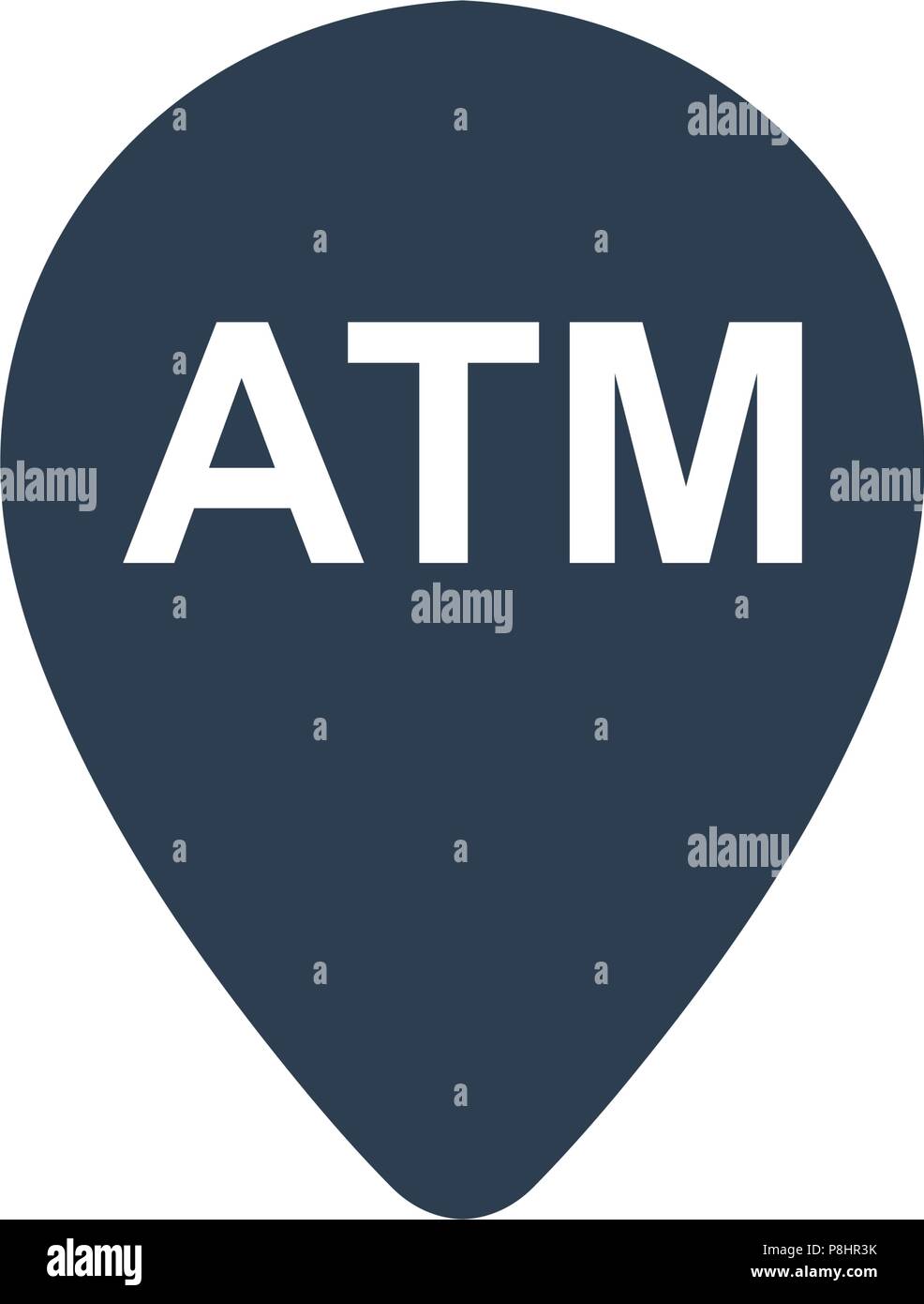 Atm Location Icon Stock Vector Image & Art - Alamy