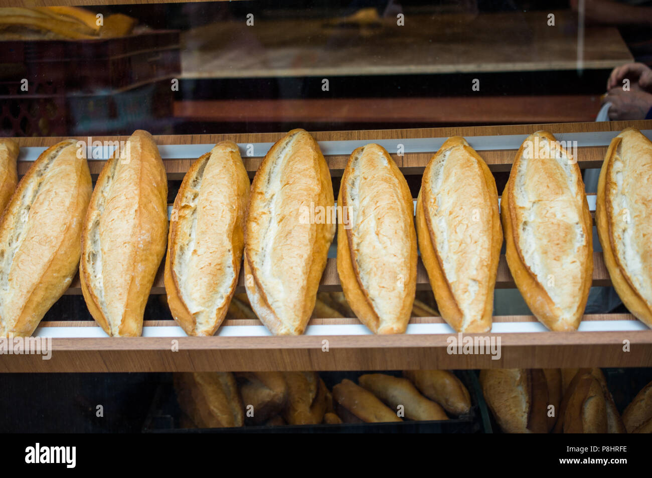 Traditional Turkish style made bread loaf Stock Photo - Alamy