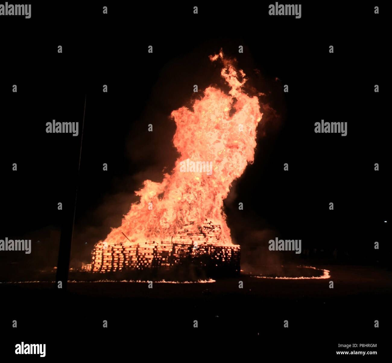 The orangefield park bonfire hi-res stock photography and images - Alamy