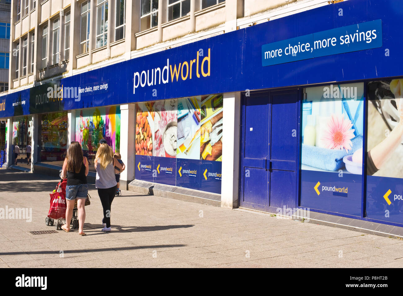 Poundworld store in city centre Plymouth Devon England UK Stock Photo ...