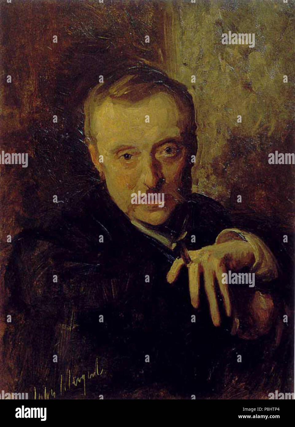 . 522 John Singer Sargent - Portrait of Antonio Mancini Stock Photo - Alamy