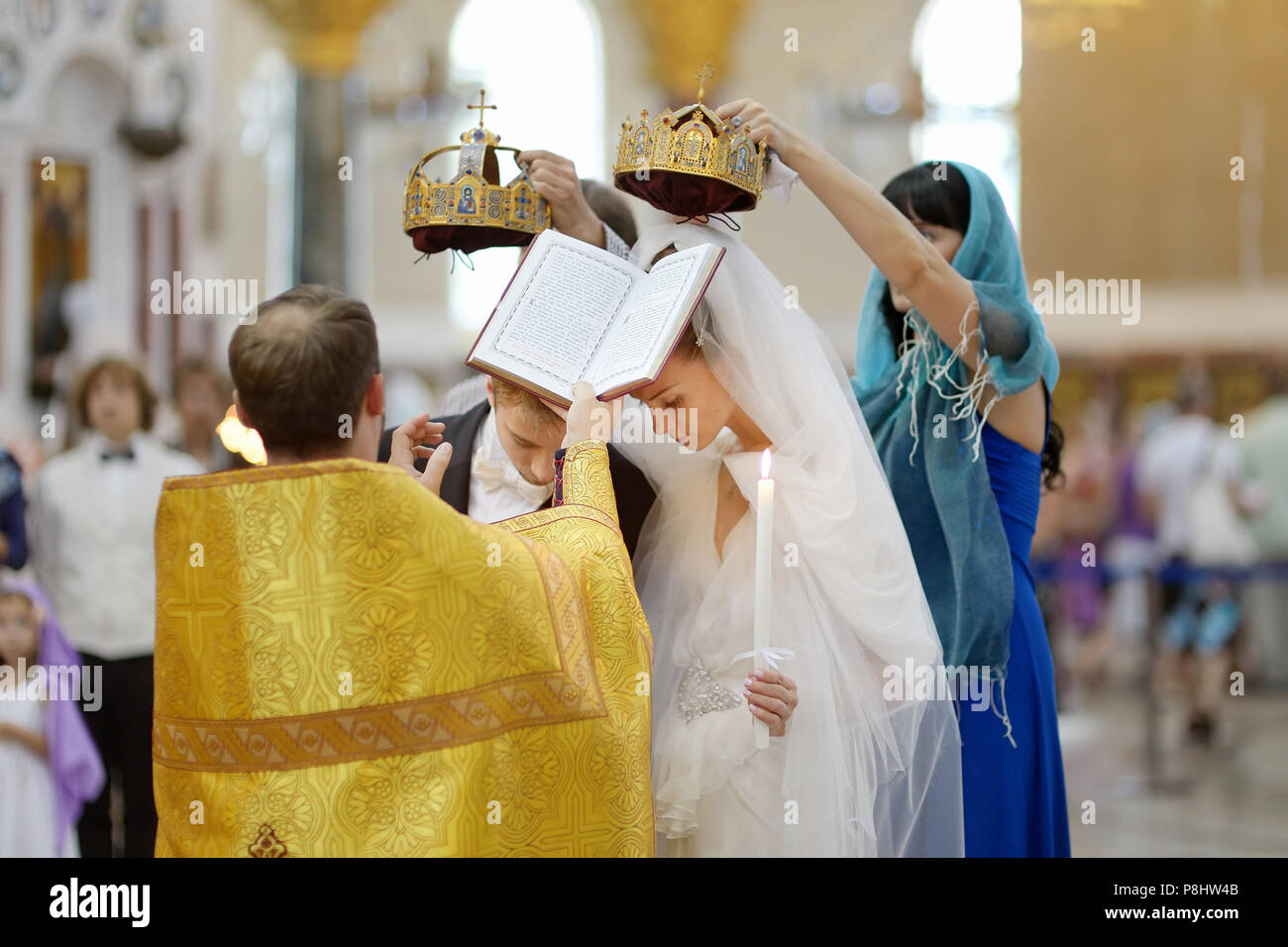 Orthodox wedding icon hi-res stock photography and images - Alamy