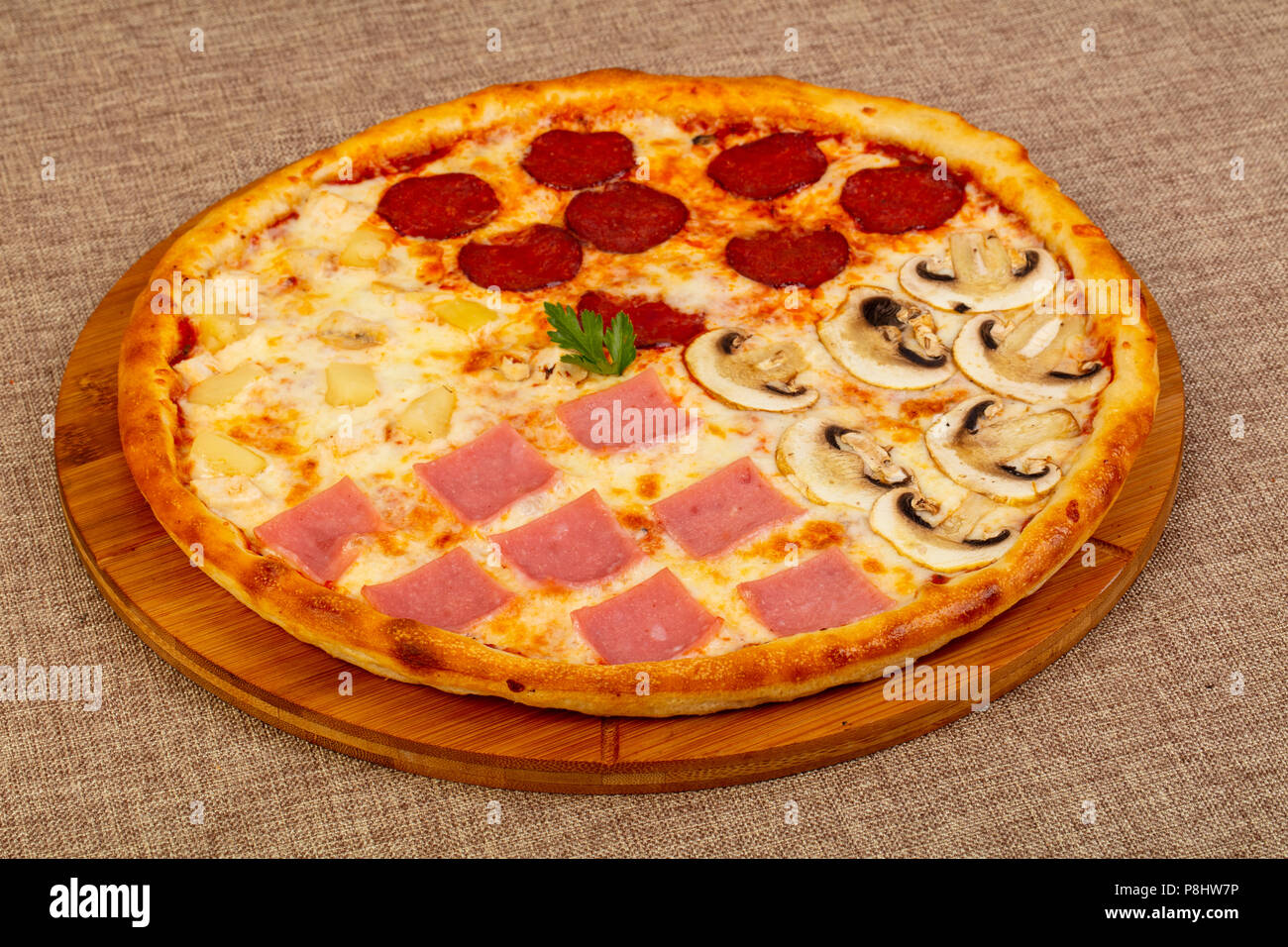 Pizza mix slices hi-res stock photography and images - Alamy