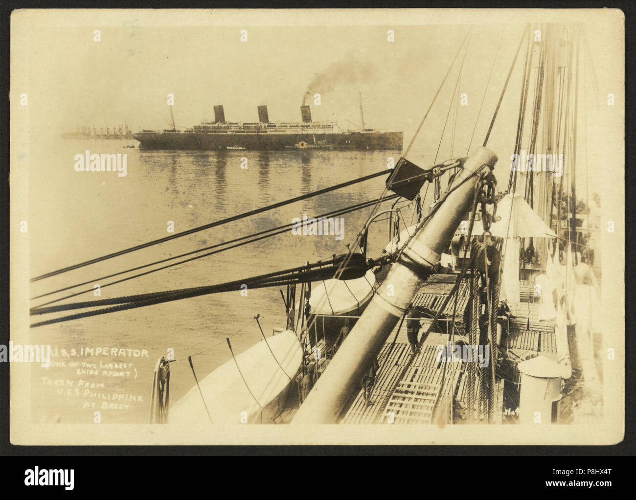 803rd Pioneer Infantry Battalion on the U.S.S. Philippine (troop ship ...