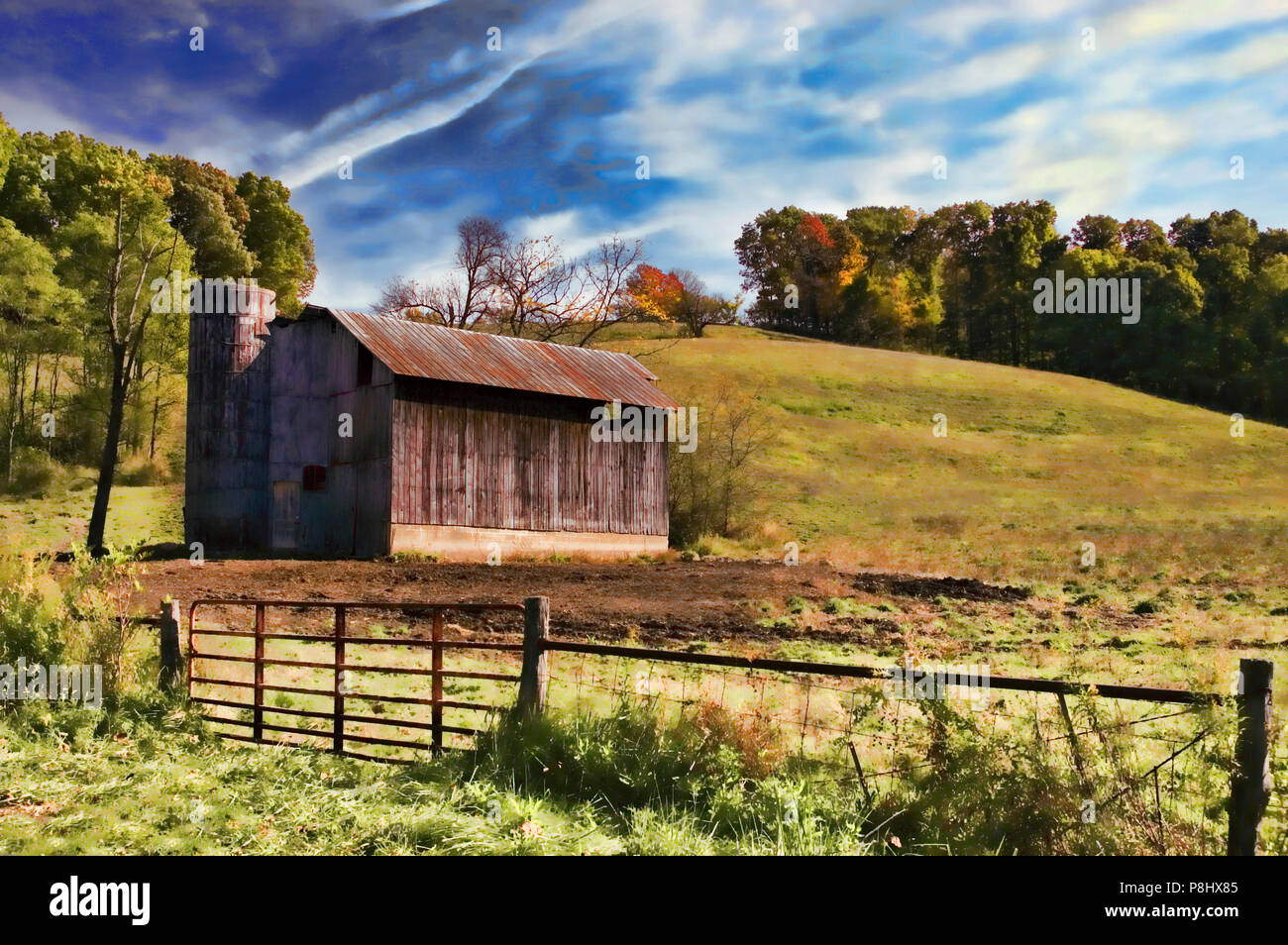 Rusting field gate hi-res stock photography and images - Alamy