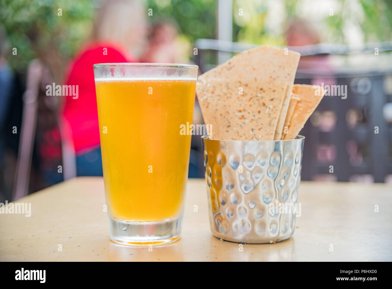 Cold beer and crisp biscuit, ate at the beautiful and historical Balboa ...
