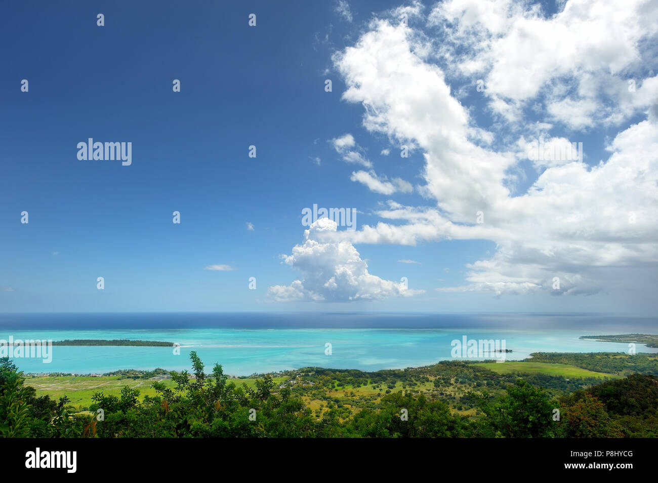 Spectacular landscape of Mauritius island Stock Photo - Alamy