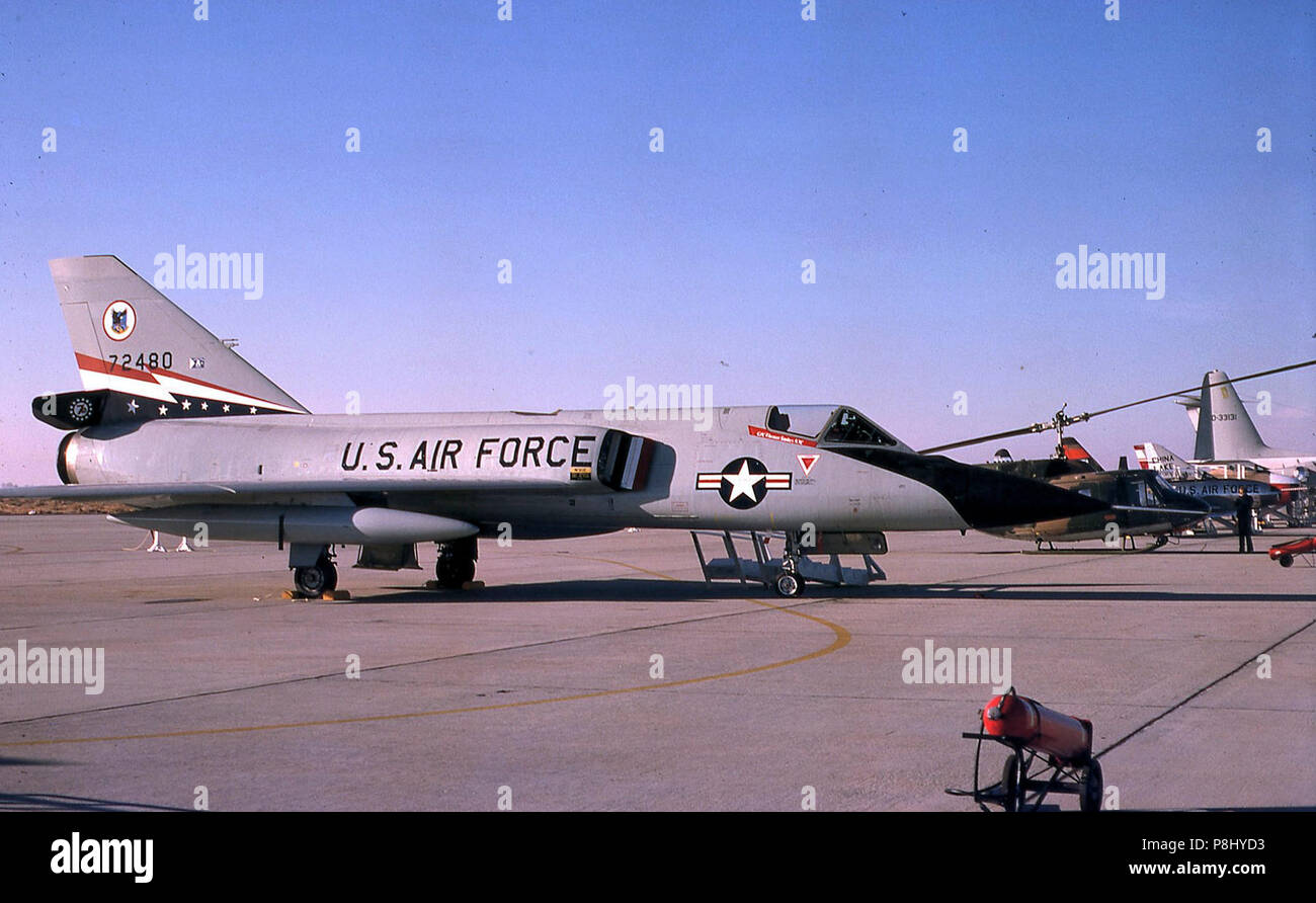 84th Fighter-Interceptor Squadron F-106 Delta Dart 57-2480 Stock Photo ...