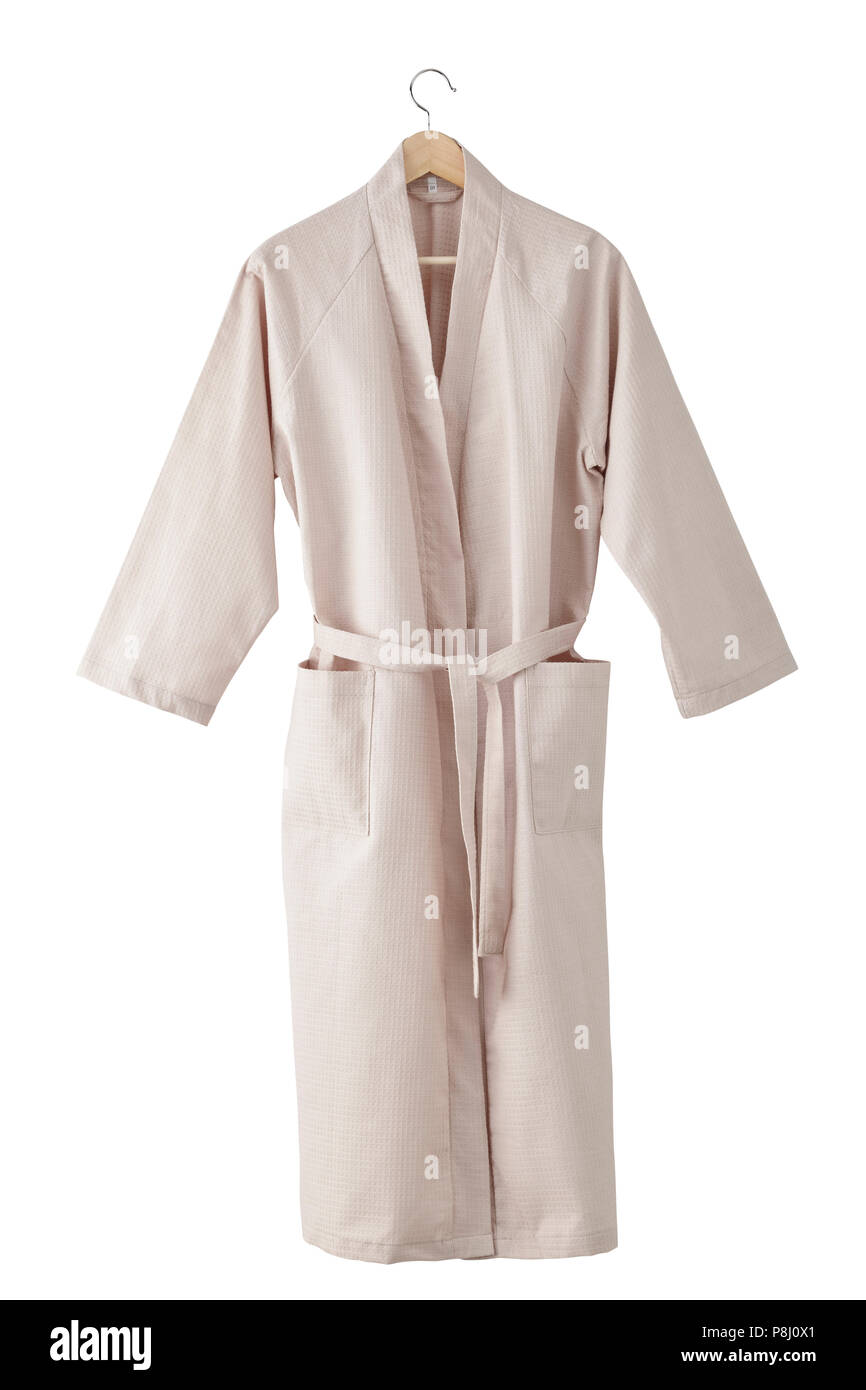 Bathrobe isolated on white background. Include clipping path Stock ...