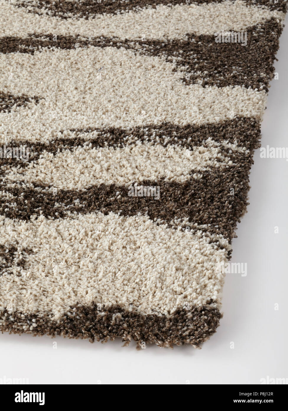 Abstract pattern rug isolated on white background Stock Photo - Alamy