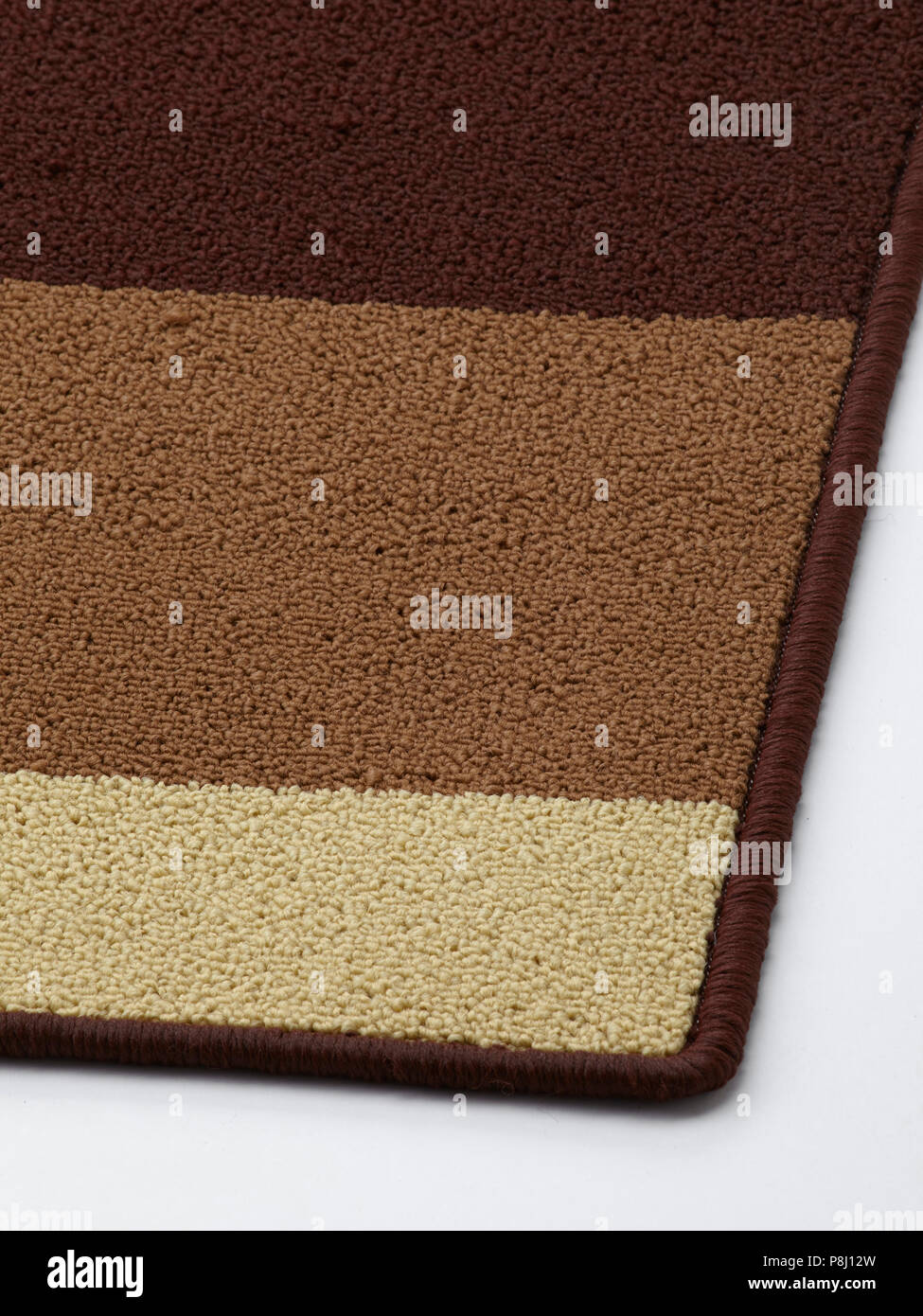 Abstract pattern rug isolated on white background Stock Photo - Alamy