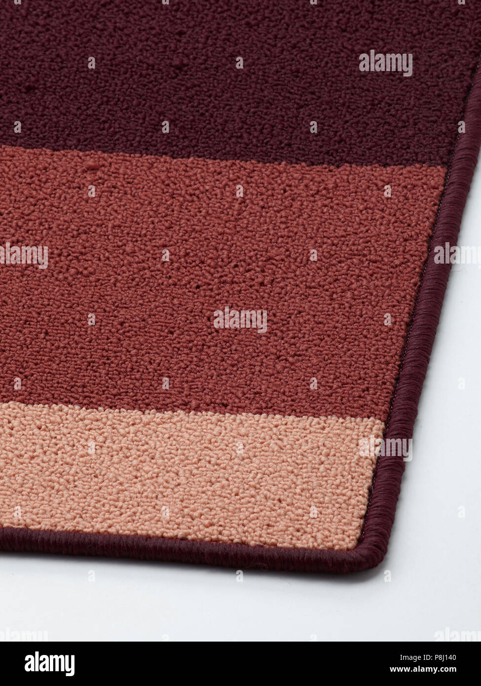 Abstract pattern rug isolated on white background Stock Photo - Alamy