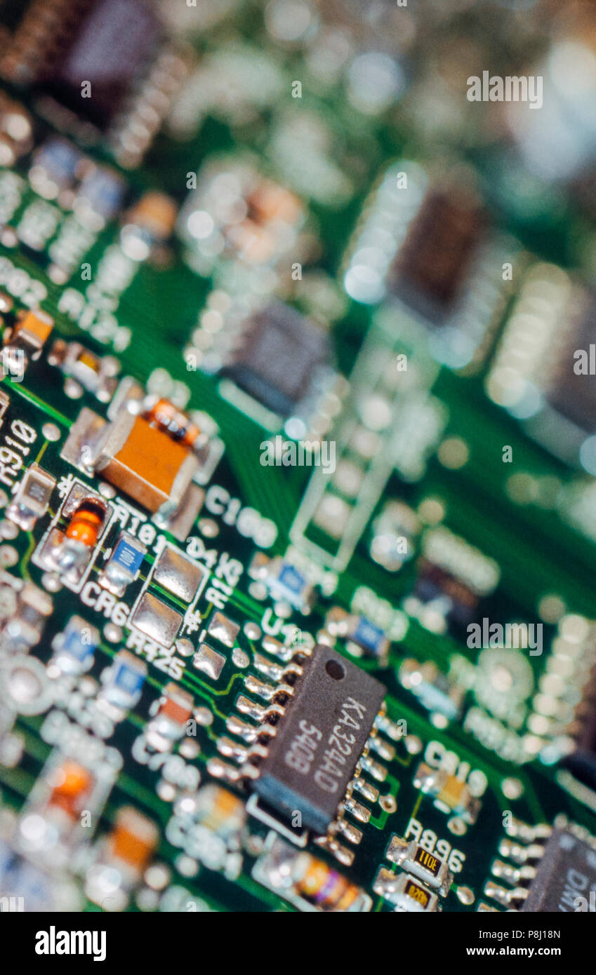 Detail Of A Circuit Board High Resolution Stock Photography and Images ...