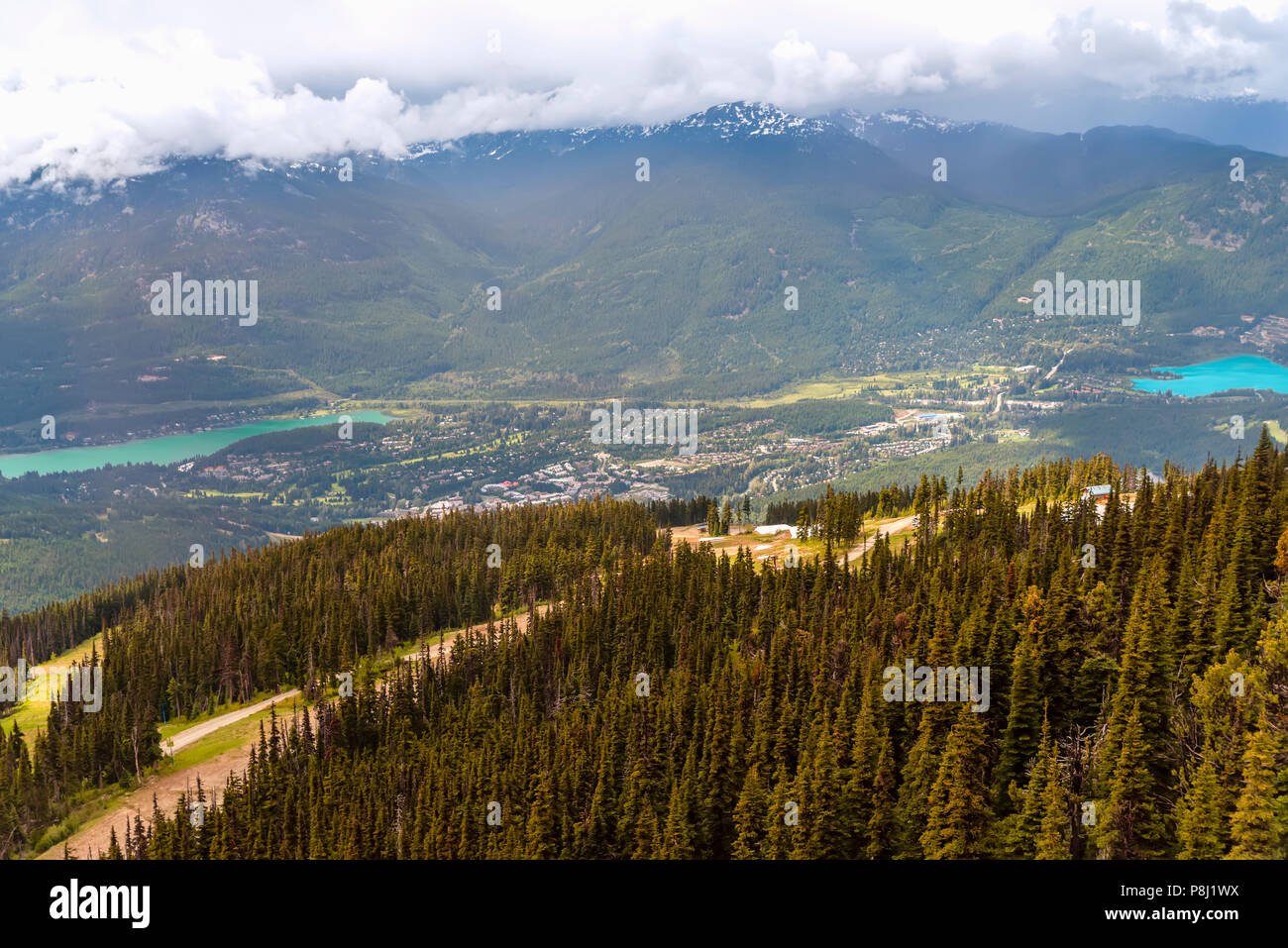 Two lakes view hi-res stock photography and images - Alamy