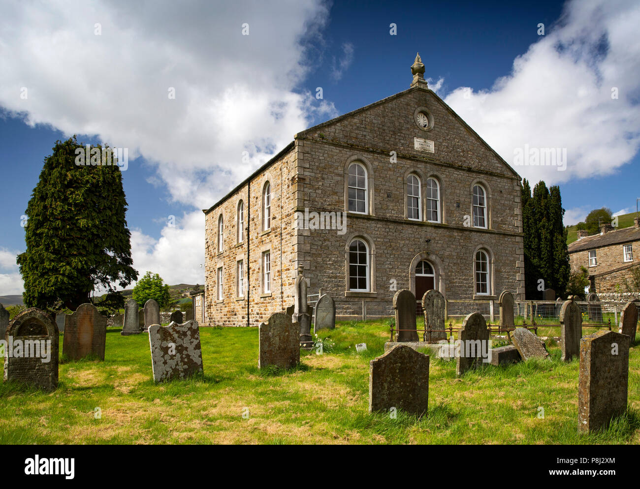 Gunnerside Village In Swaledale Yorkshire High Resolution Stock ...