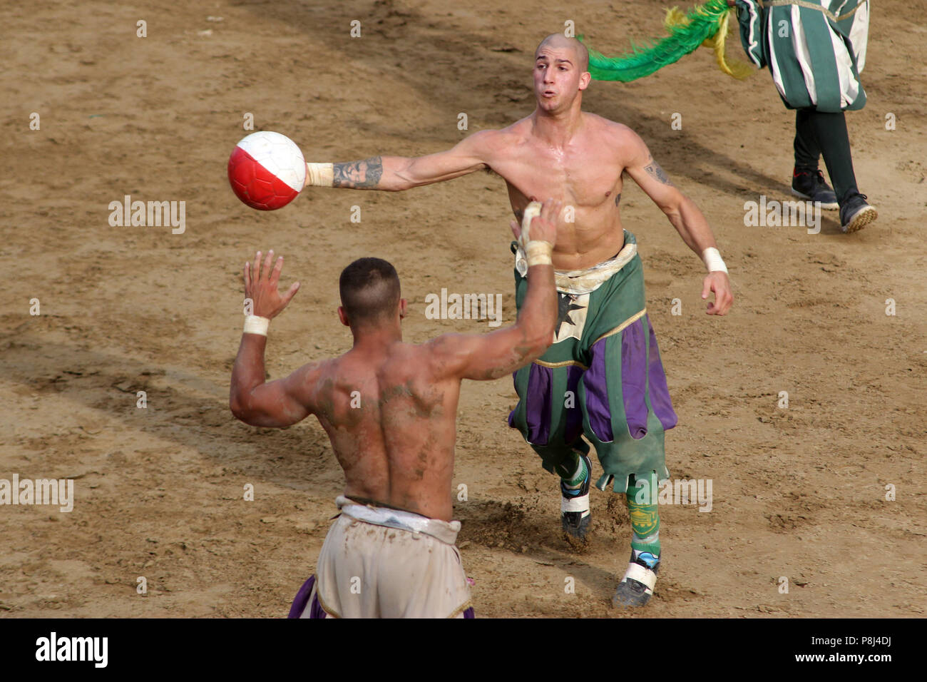 Calcio fiorentino, an early form of football that originated in 16th ...
