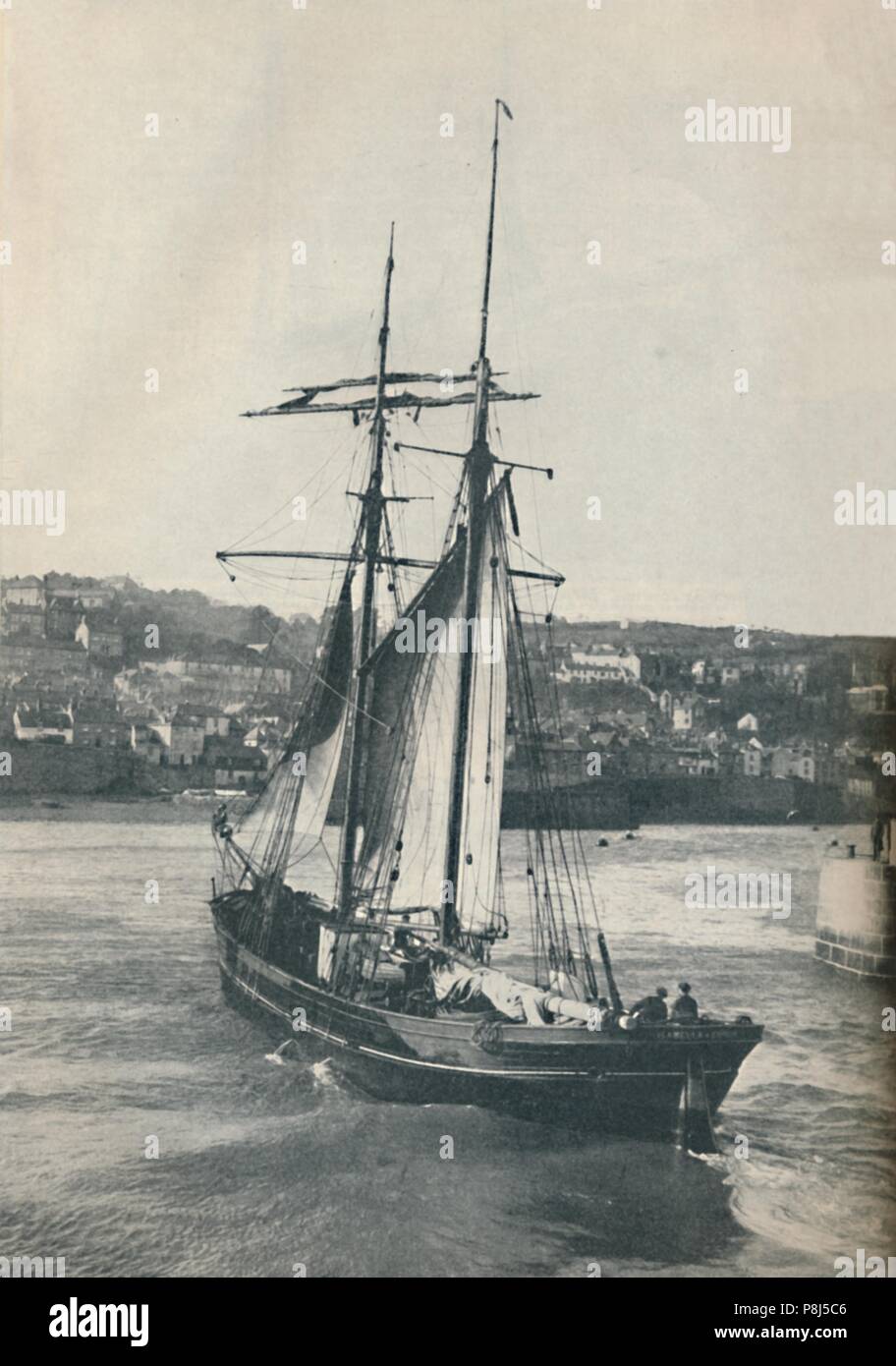 Two Masted Schooner Sailing Ship Stock Photos & Two Masted Schooner ...