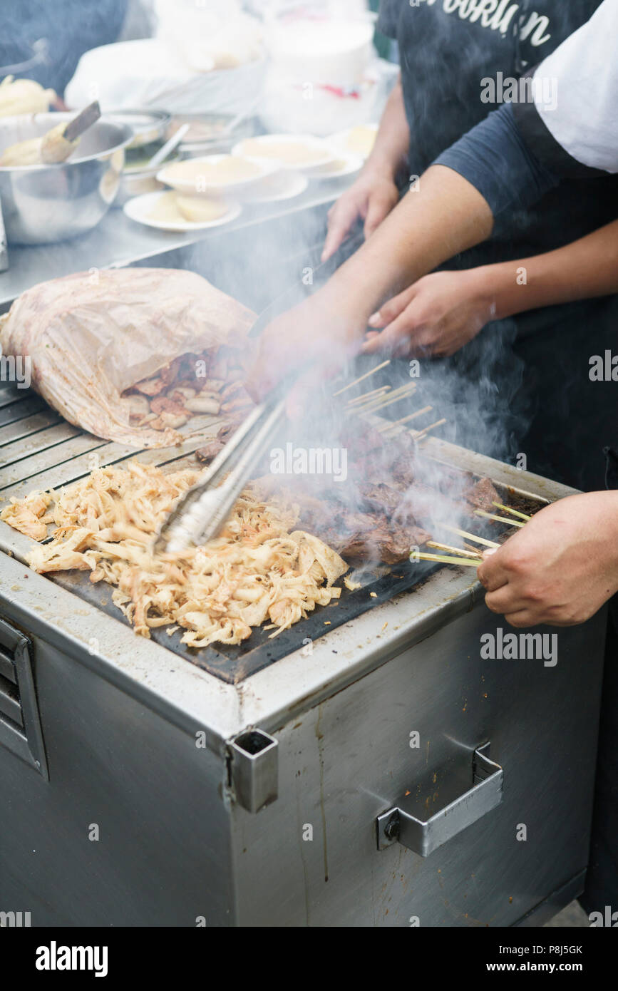 Street food, Lima, Peru Stock Photo - Alamy