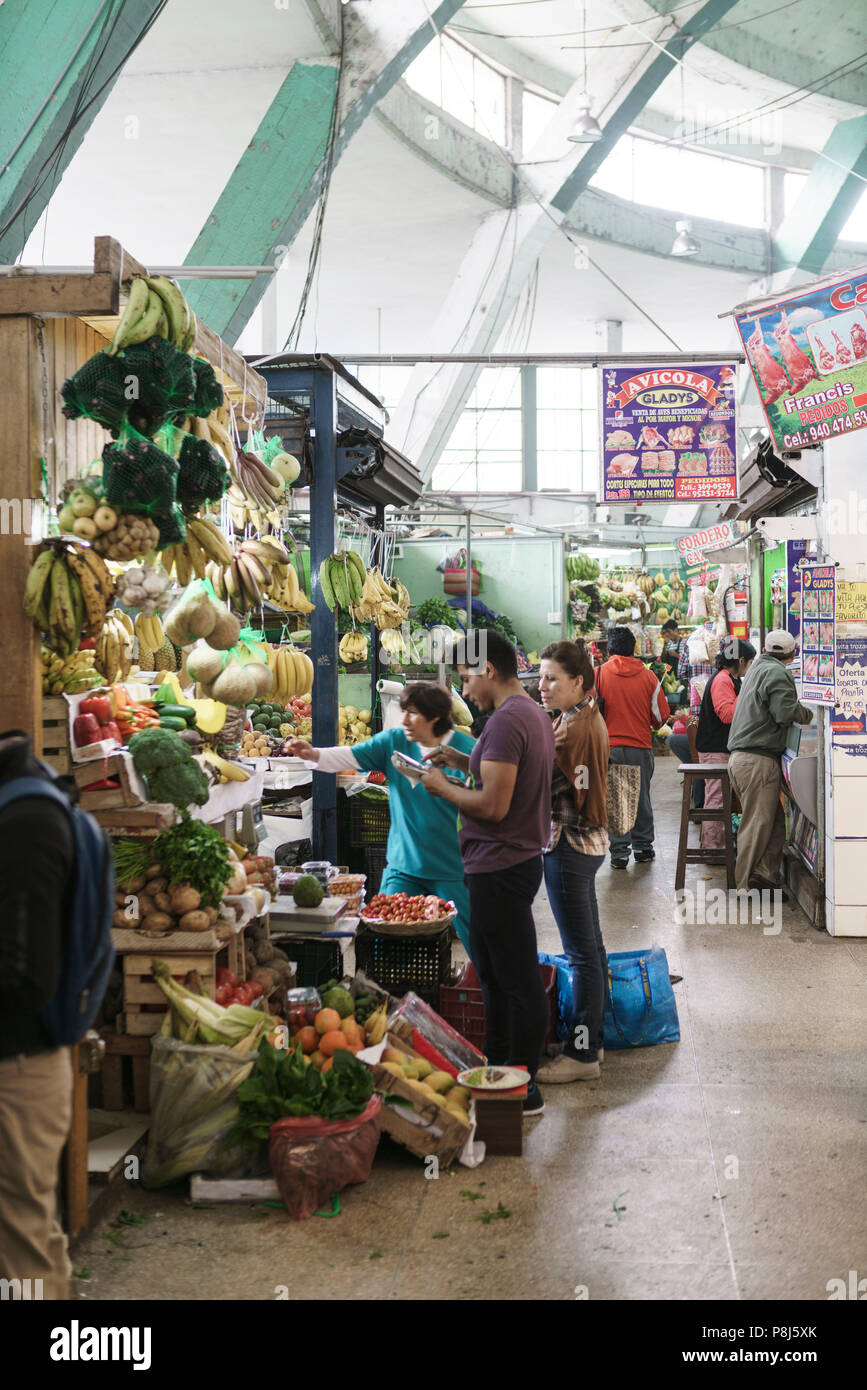 Mercado Surquillo de Lima, Surquillo market Stock Photo - Alamy