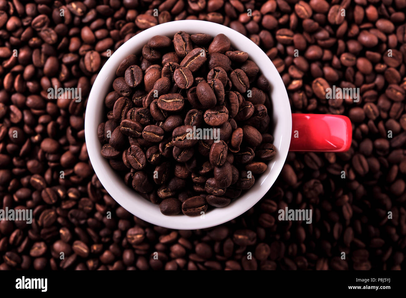 Coffee mug top view hi-res stock photography and images - Alamy